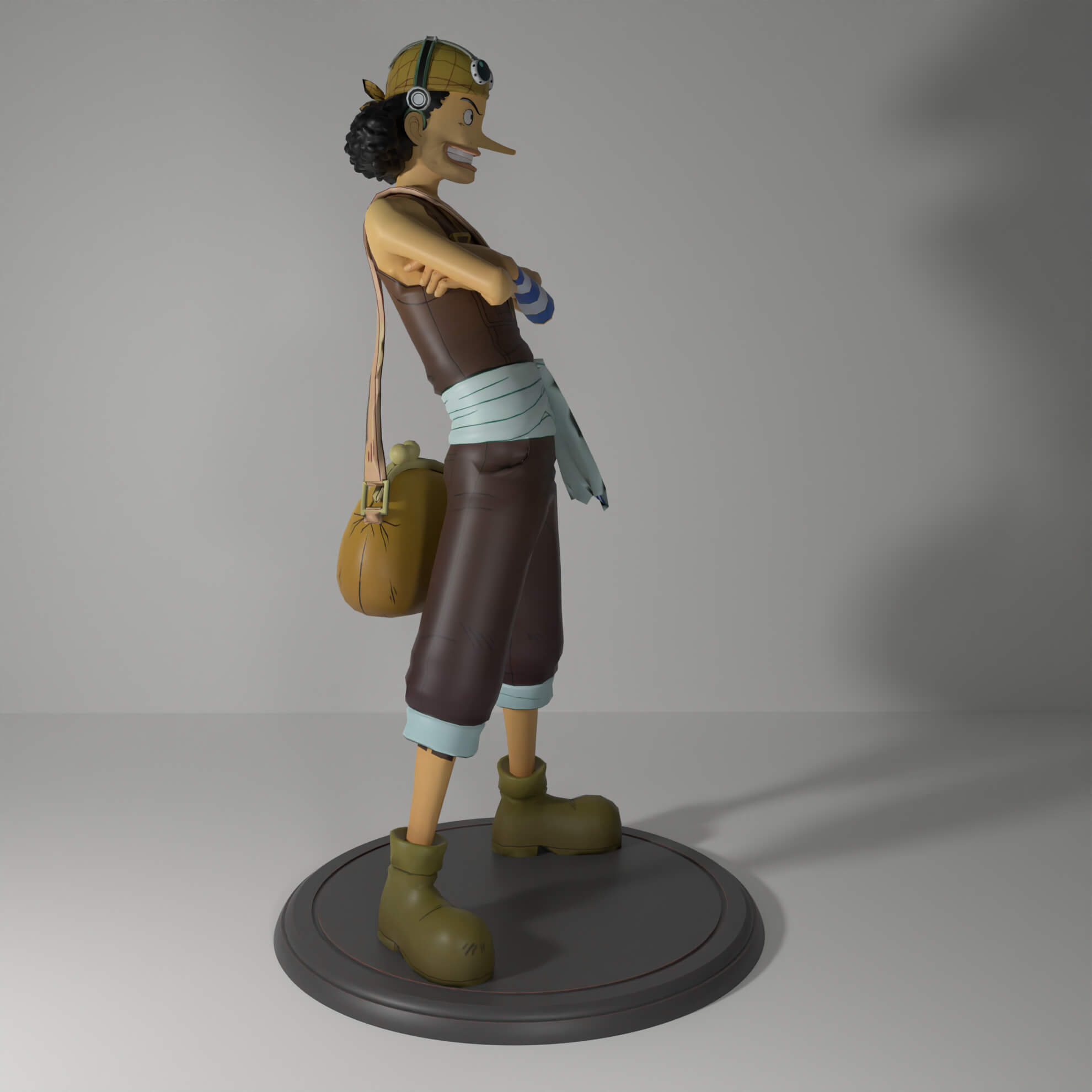 Captain Usopp - 3D Model by Moogar