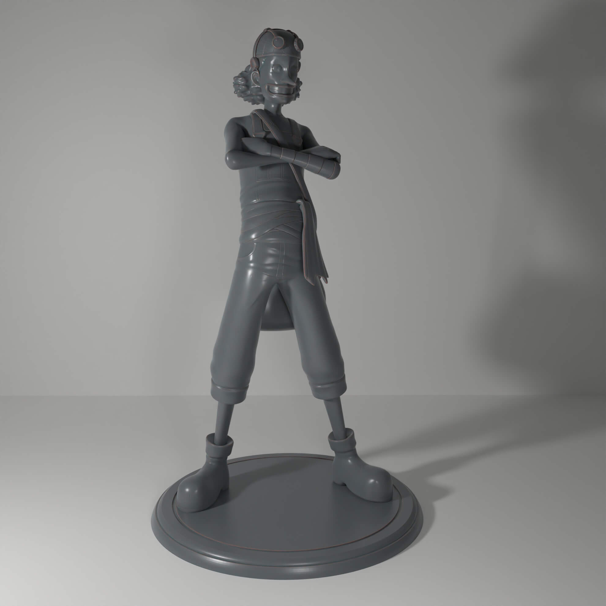 Captain Usopp - 3D Model by Moogar