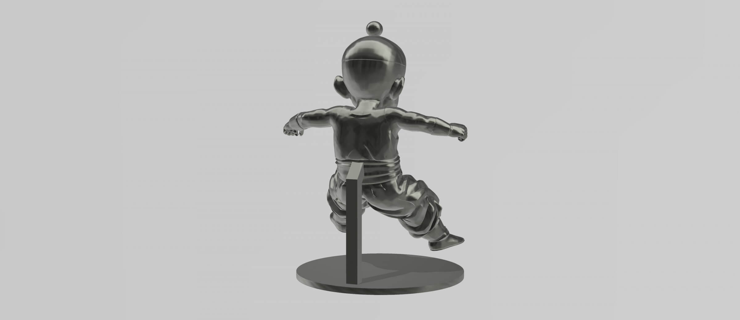 Chiaotzu from Dragon Ball Z - 3D Model by Moogar