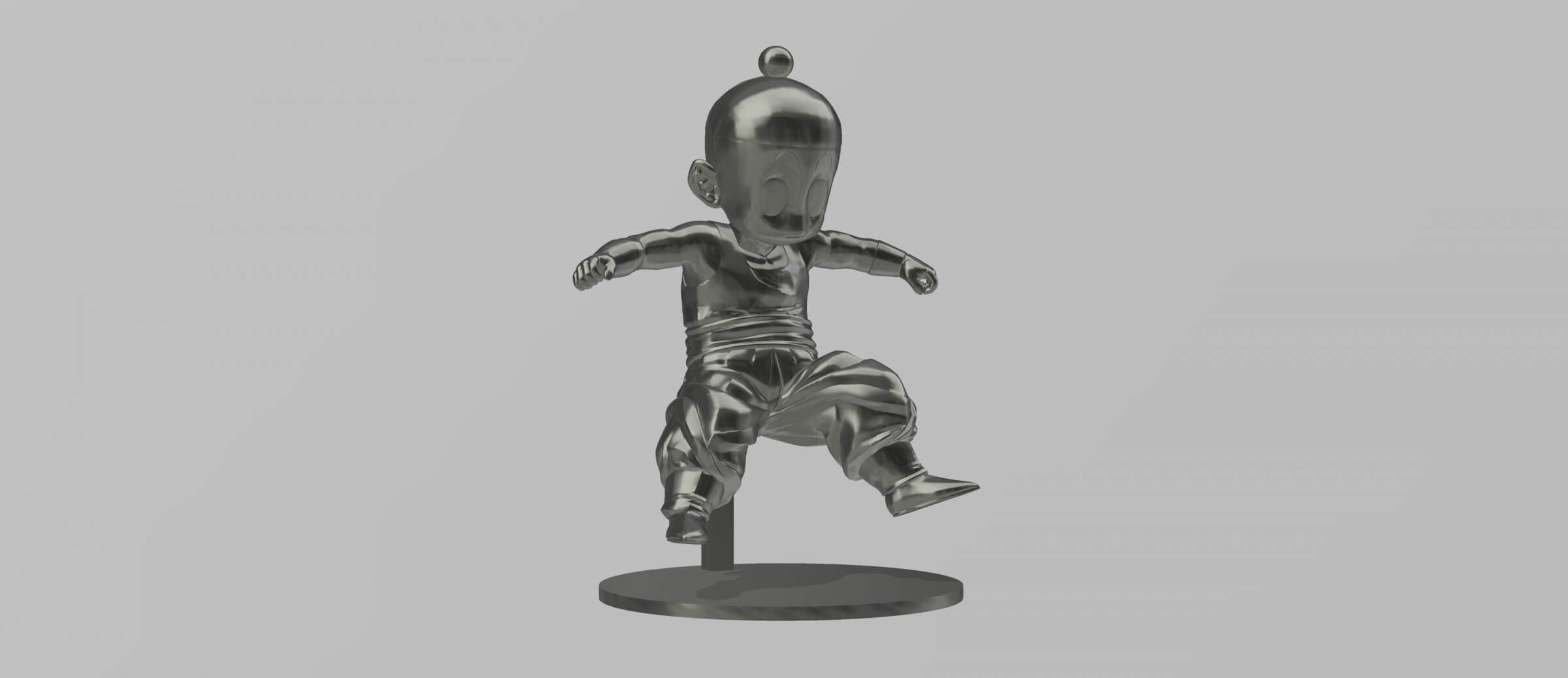 Chiaotzu from Dragon Ball Z - 3D Model by Moogar