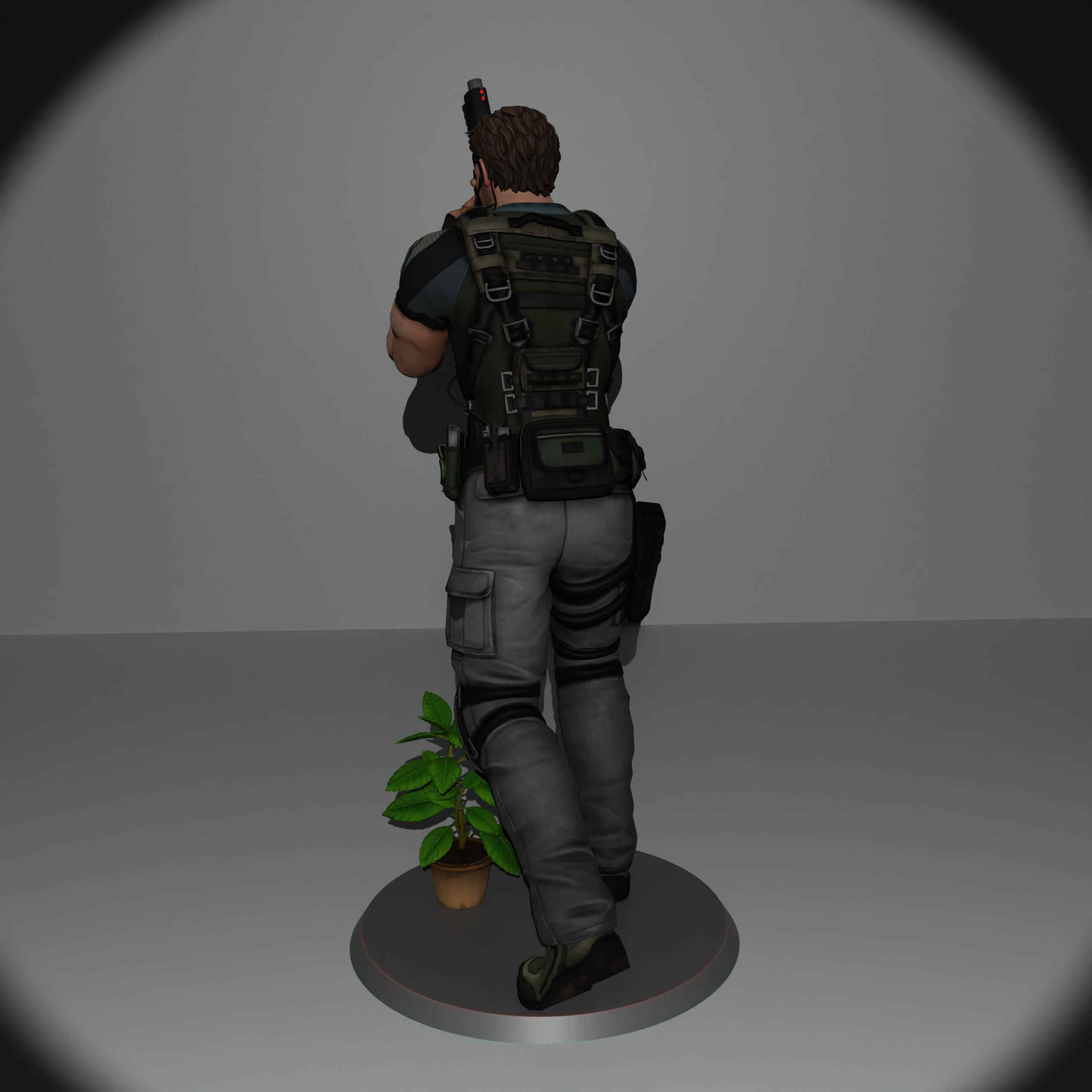 Chris Redfield - 3D Model by Moogar