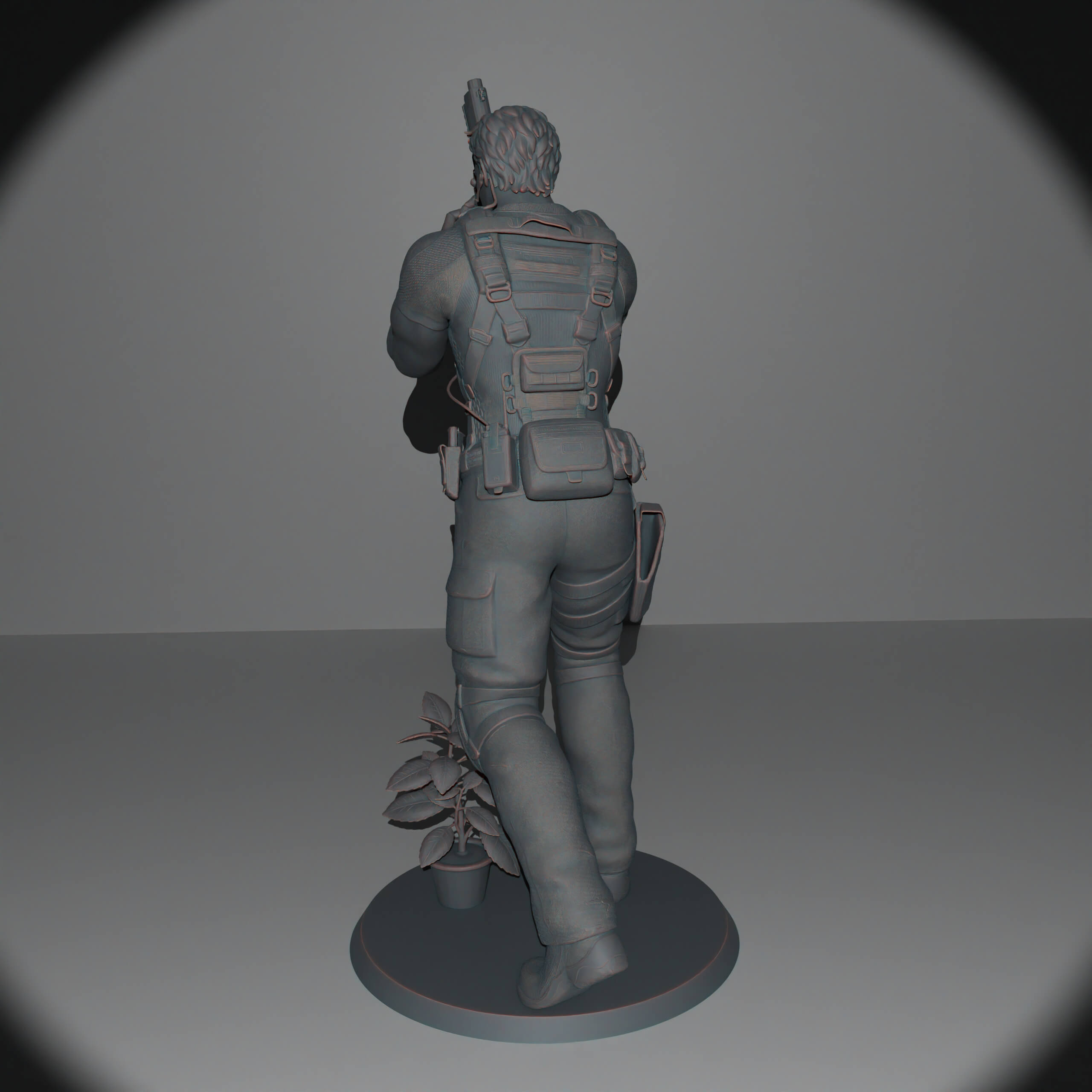 Chris Redfield - 3D Model by Moogar