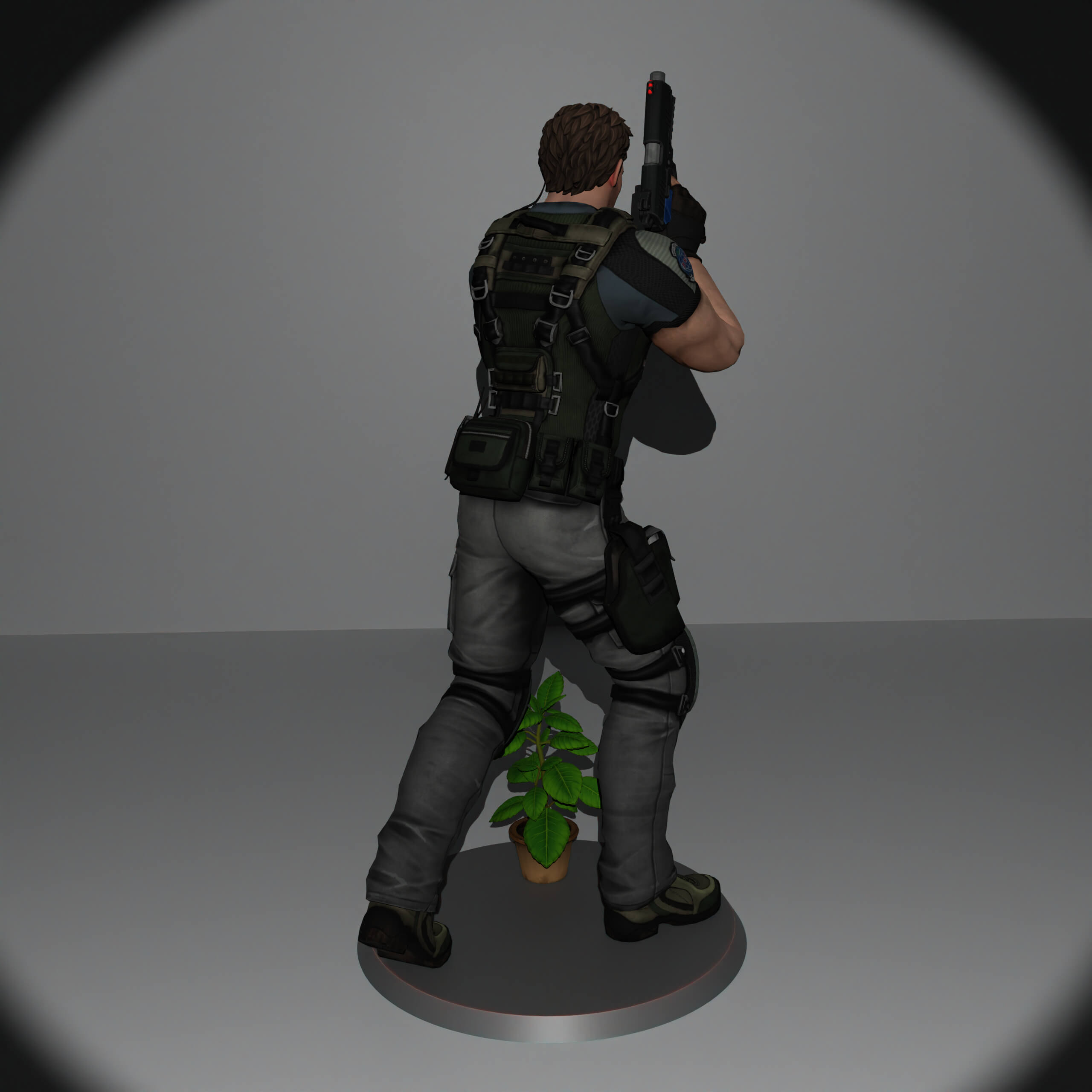 Chris Redfield - 3D Model by Moogar