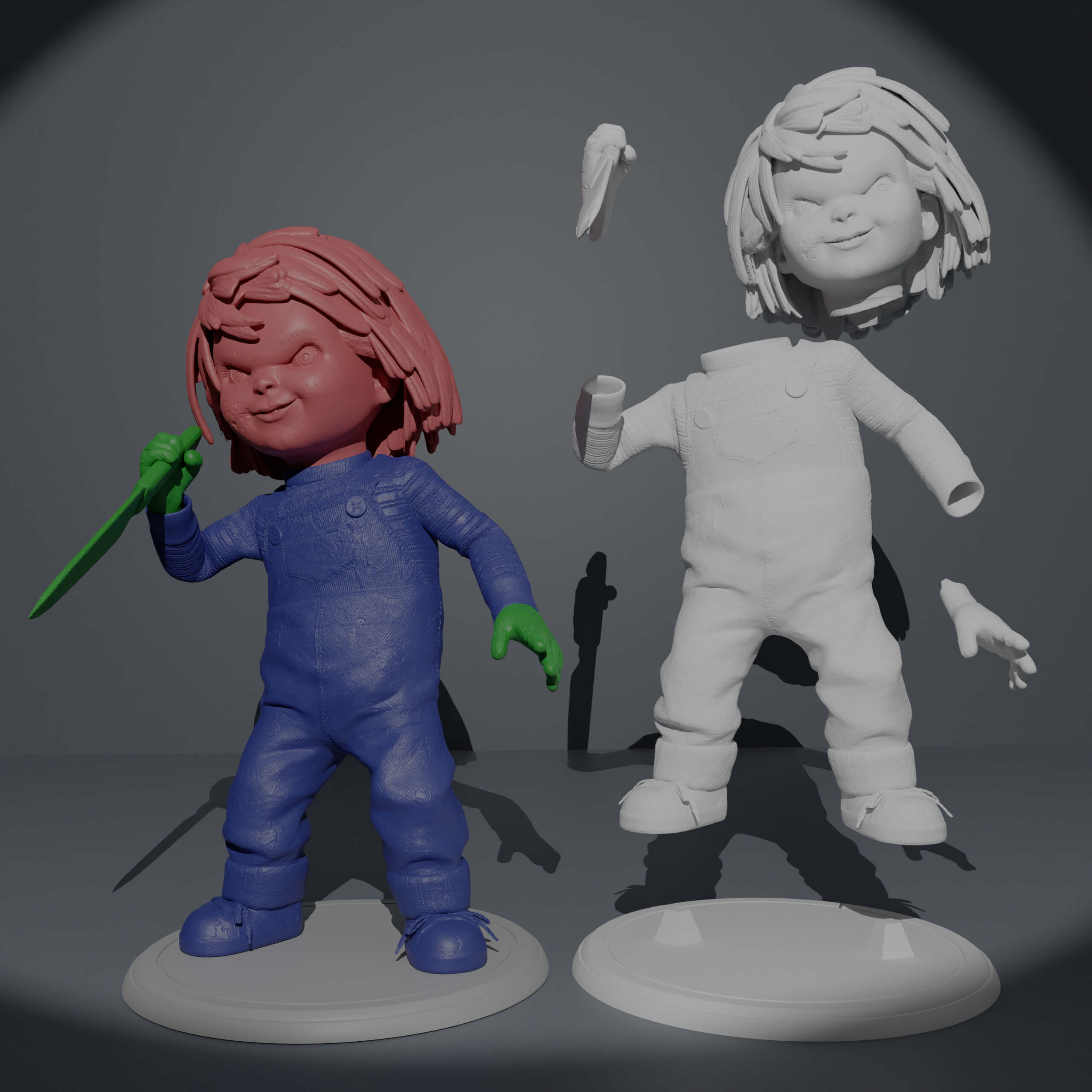 Chucky - Charles Lee Ray 3D Model by Moogar