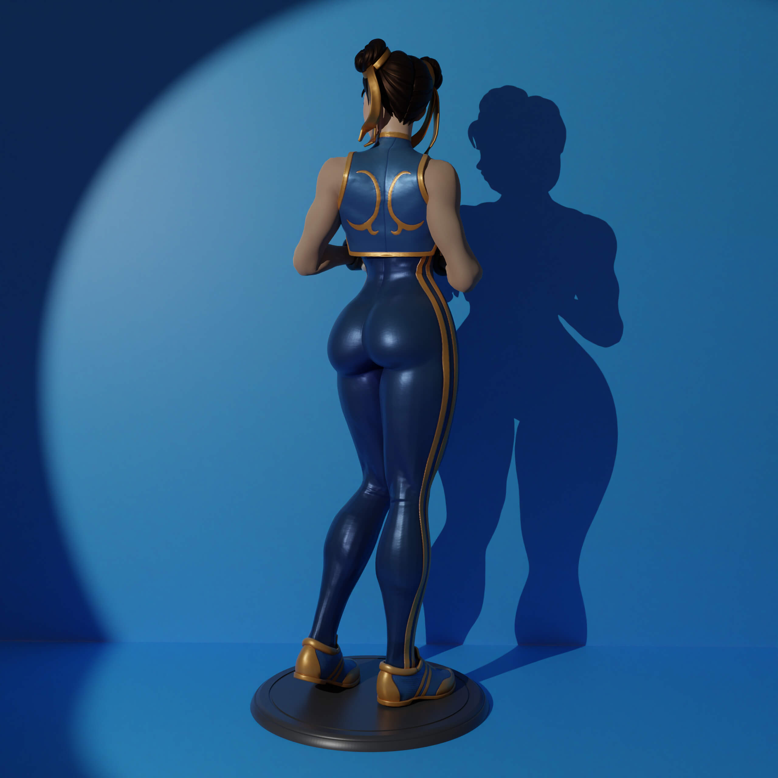 Chun-Li Street Fighter 3D Print Model by Moogar