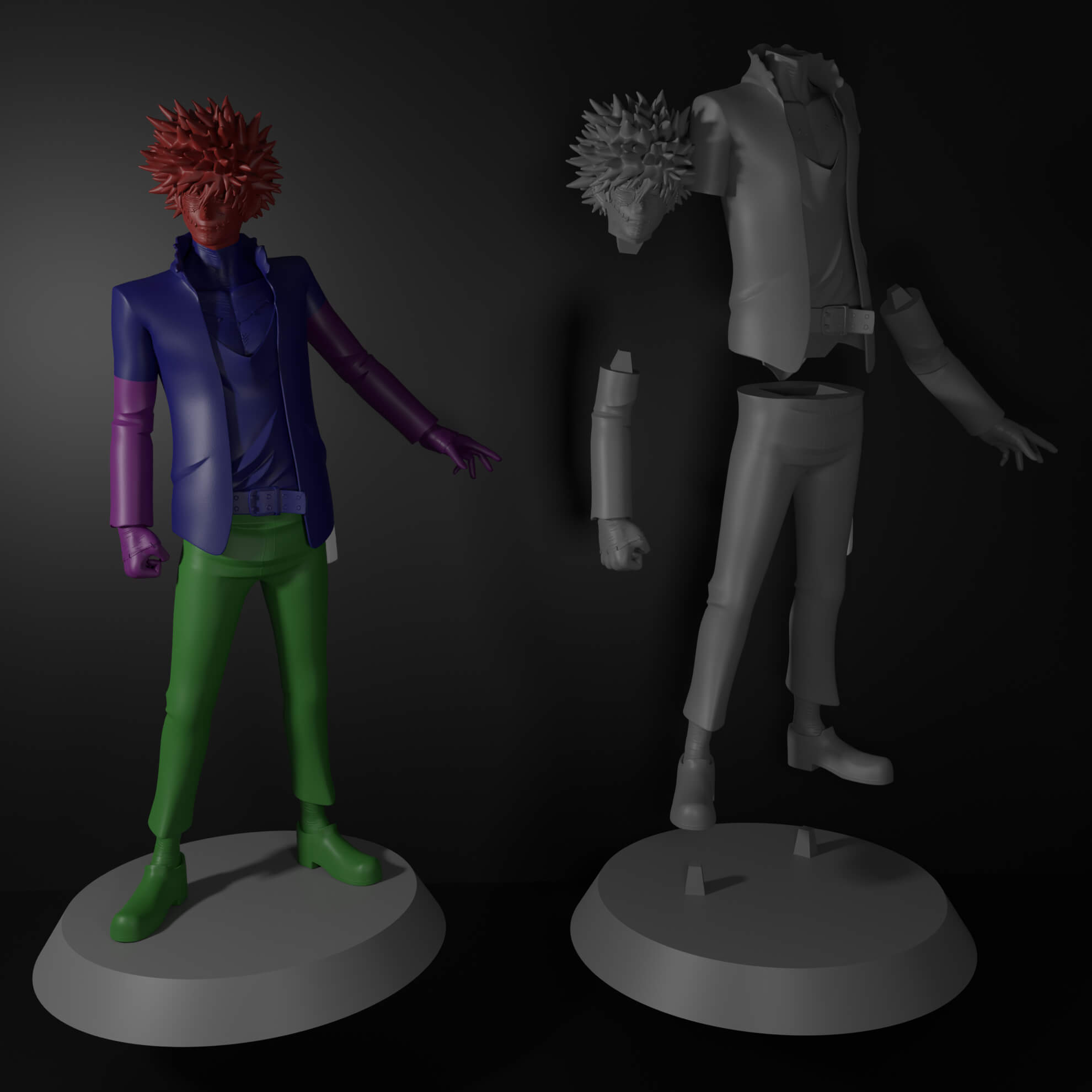 Dabi - Toya Todoroki 3D Model by Moogar