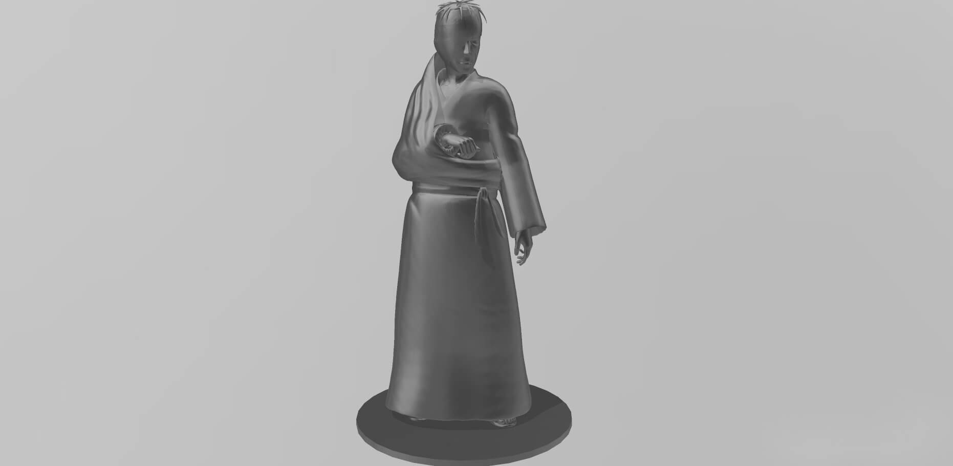 Danzo Shimura from Naruto - 3D Model by Moogar