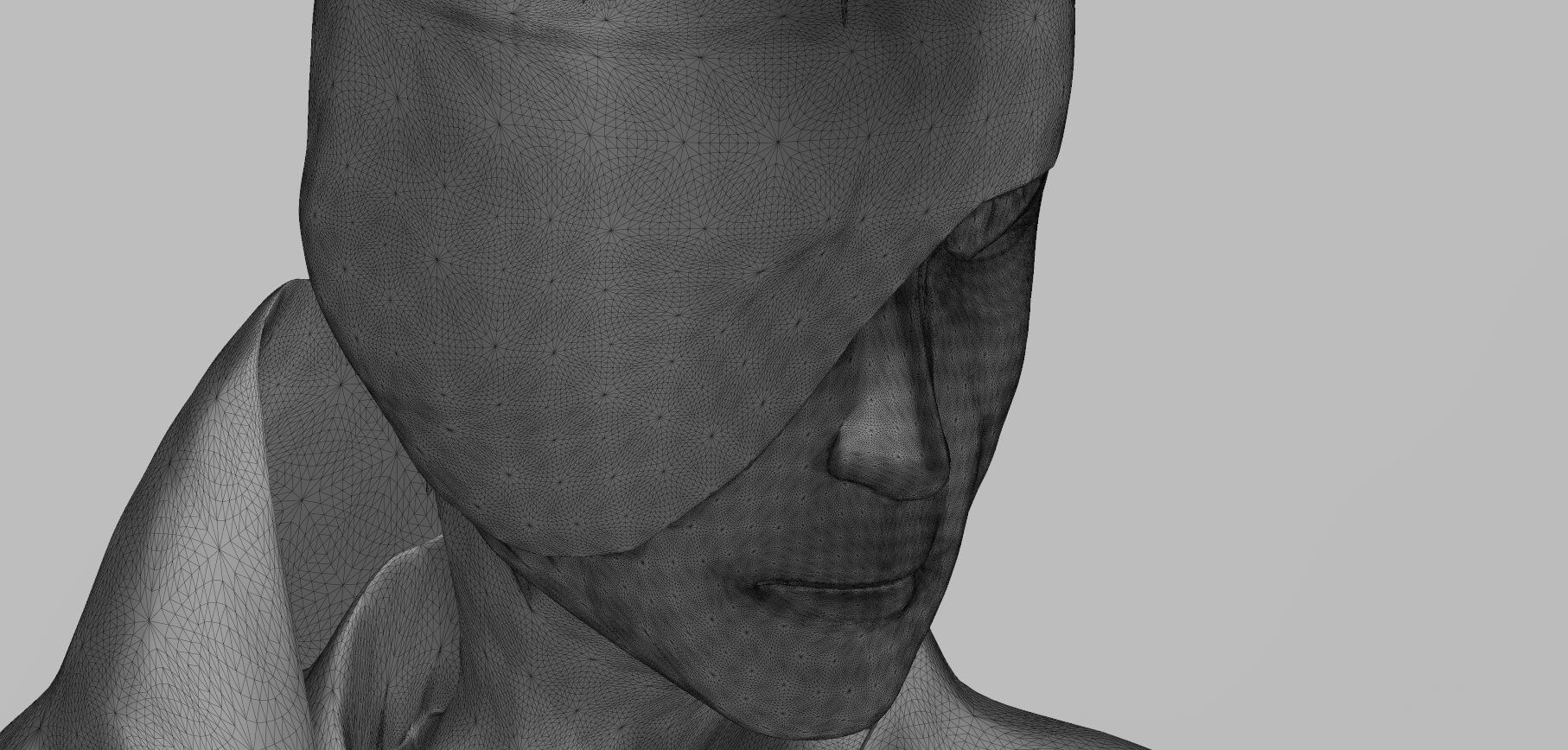 Danzo Shimura from Naruto - 3D Model by Moogar