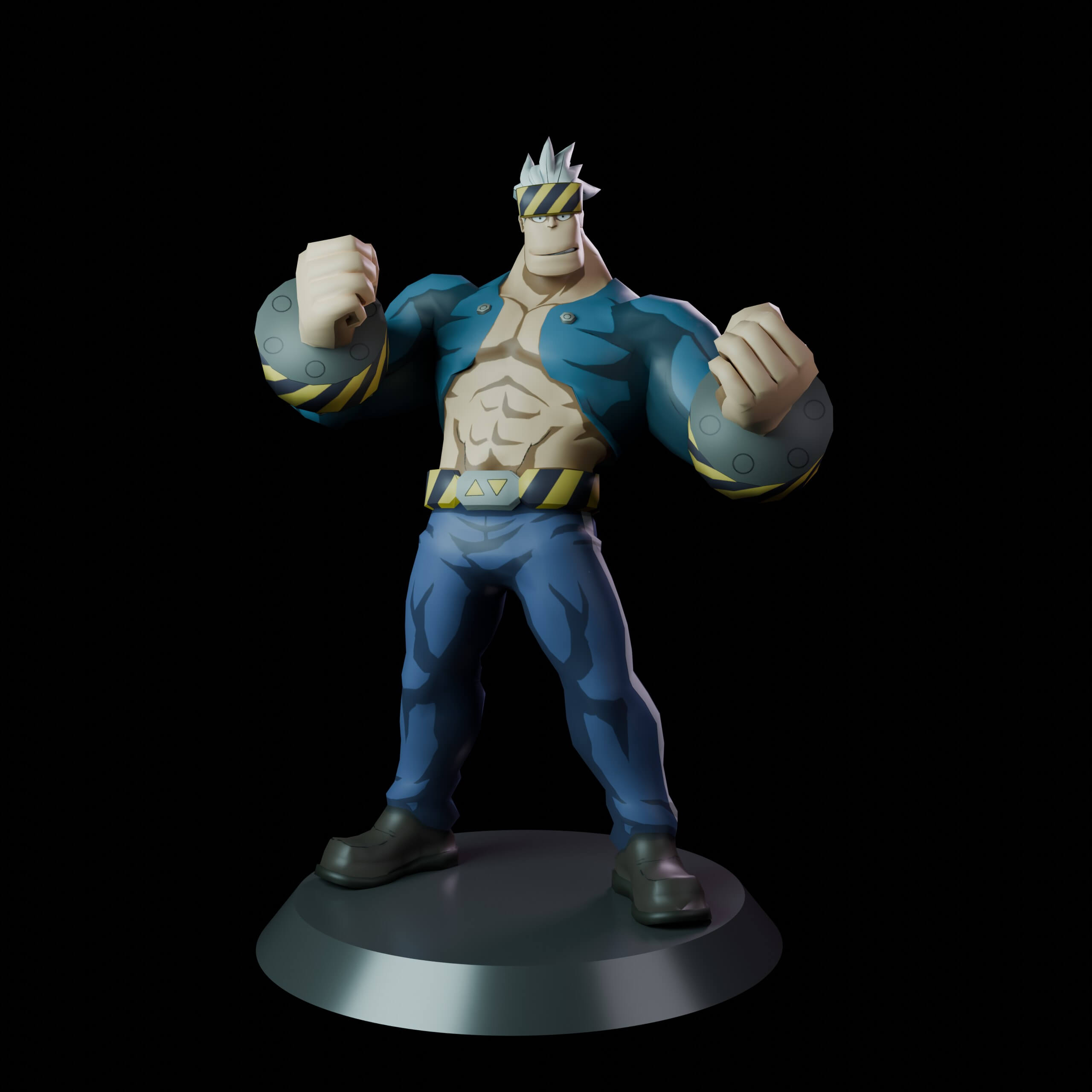 Punching Hero: Death Arms - 3D Model by Moogar