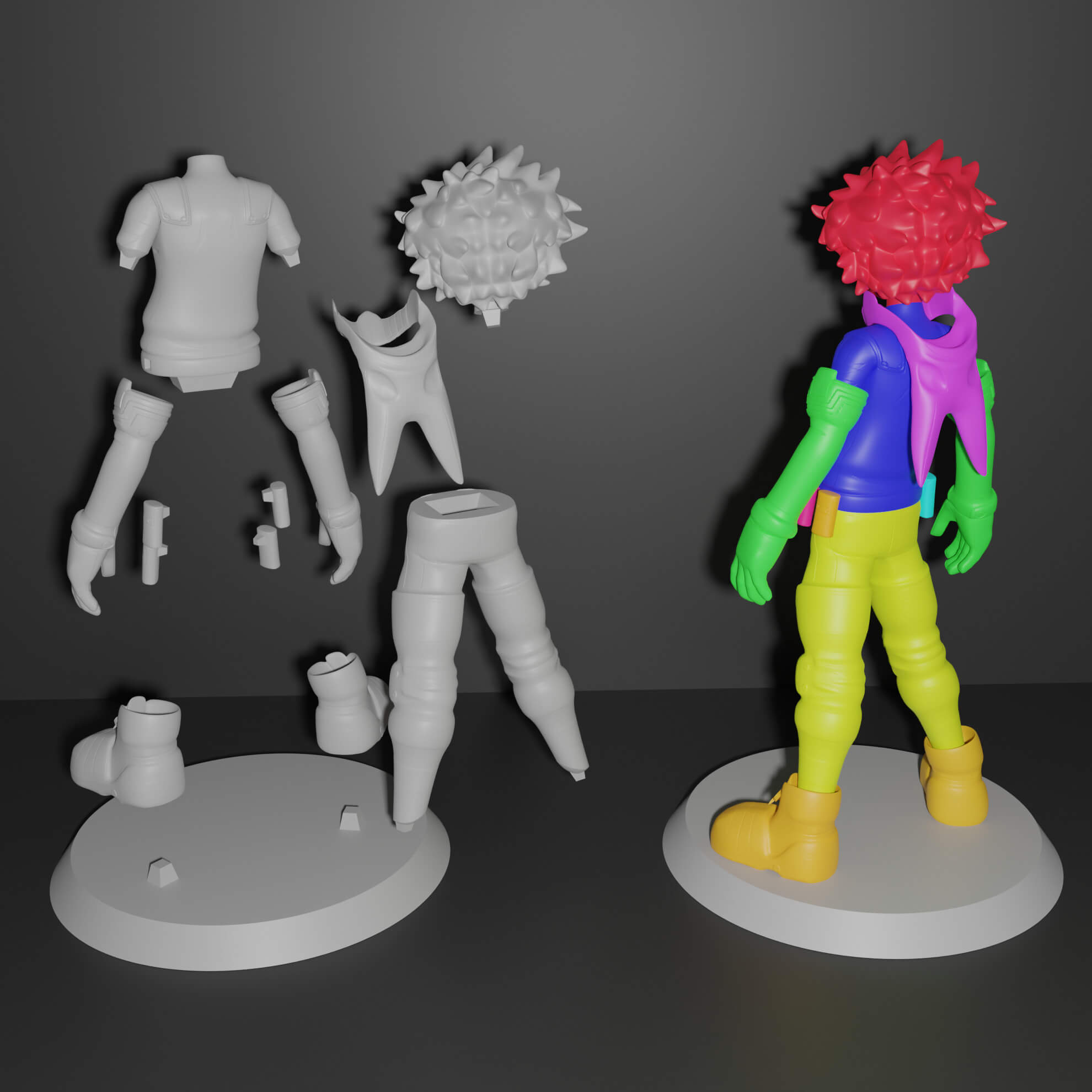 Deku - Midoriya Izuku 3D Model by Moogar