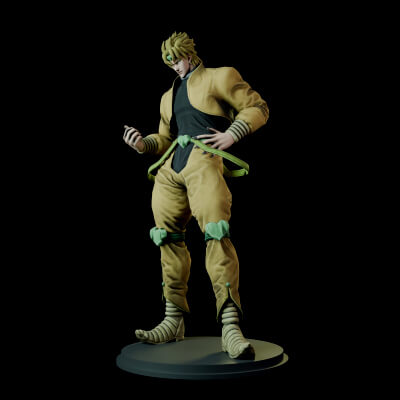 Dio Brando - jojos bizarre adventure 3D Model by Moogar