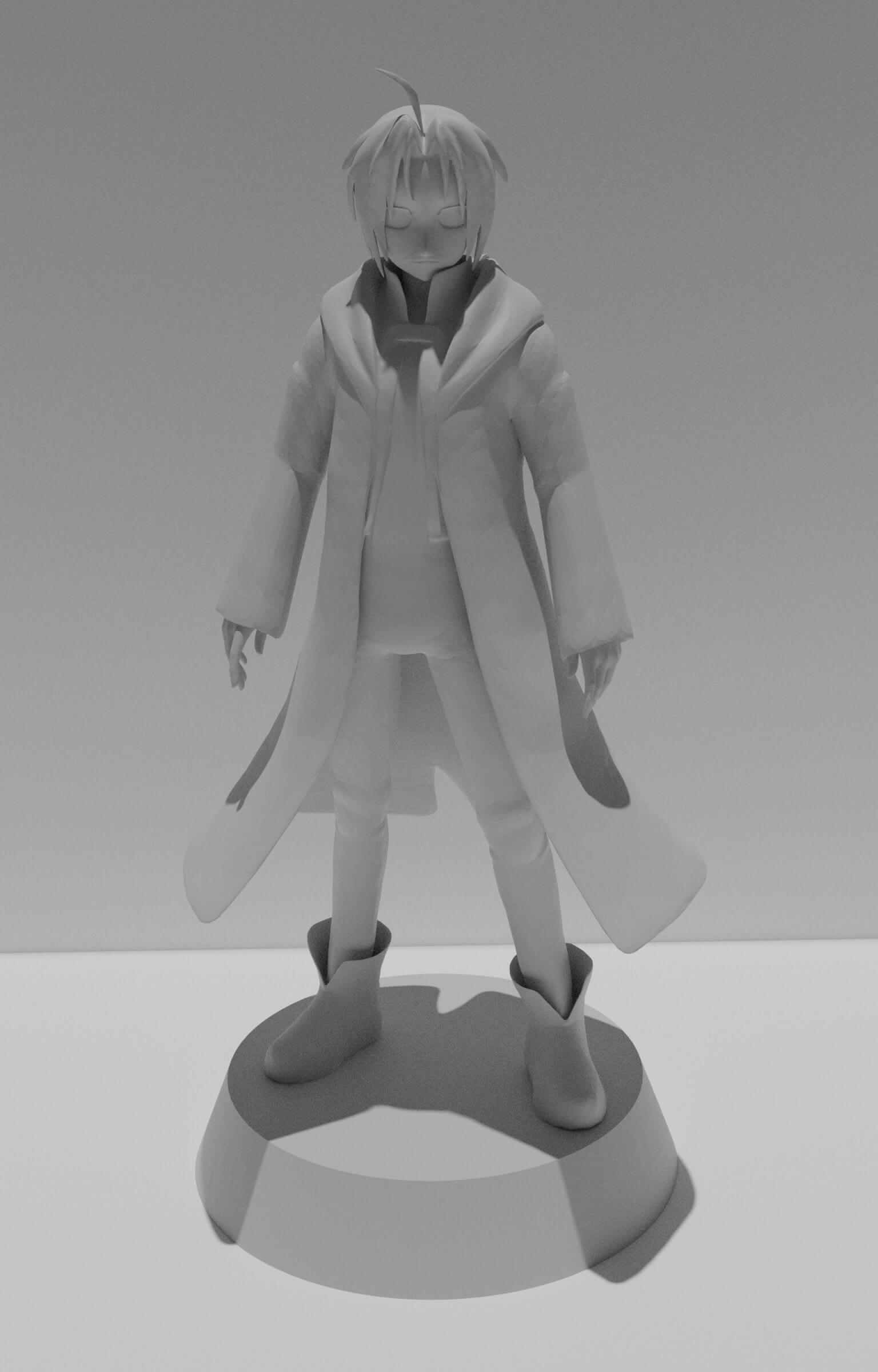 Edward Elric - 3D Model by Moogar