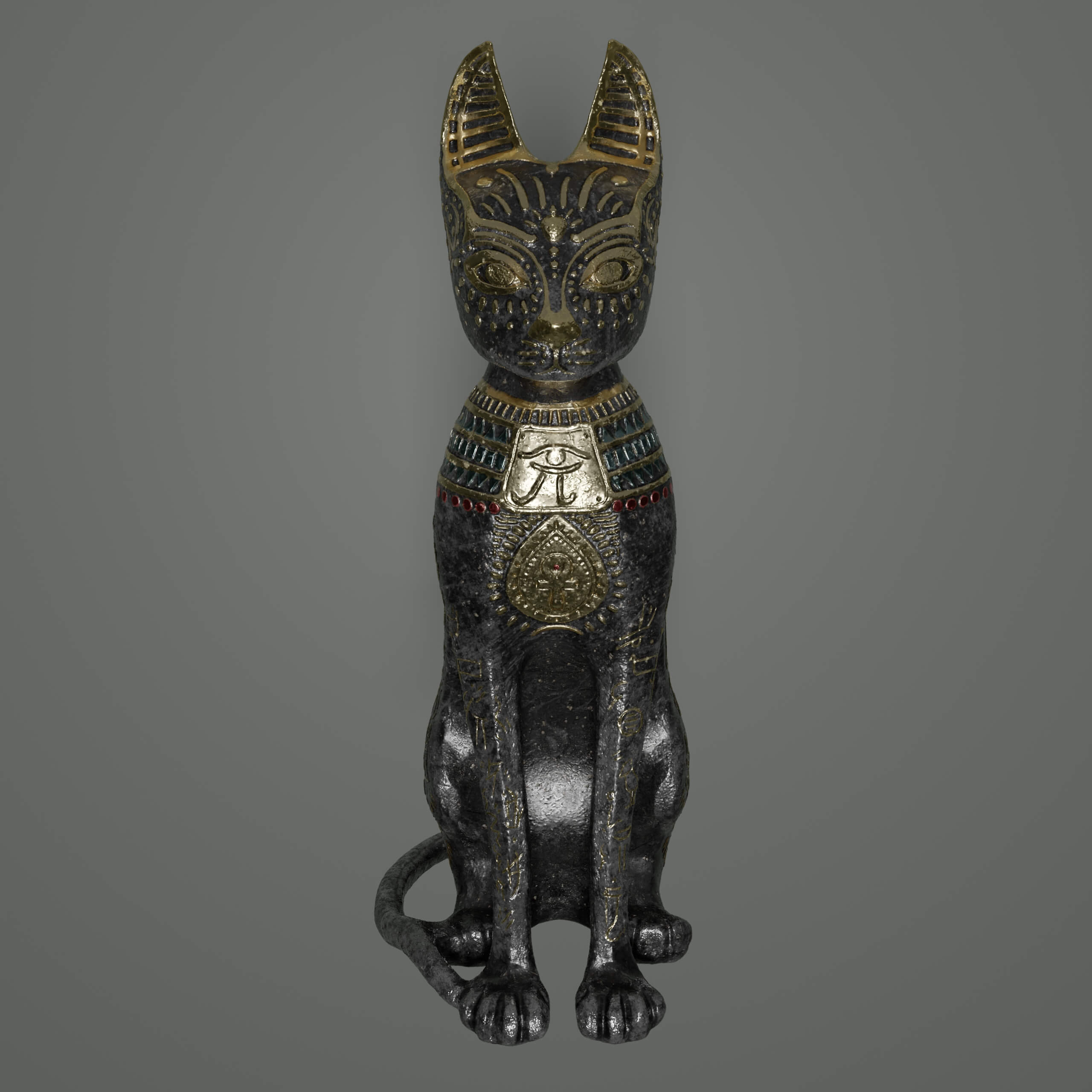 Egyptian Cat - 3D Print Model by Moogar