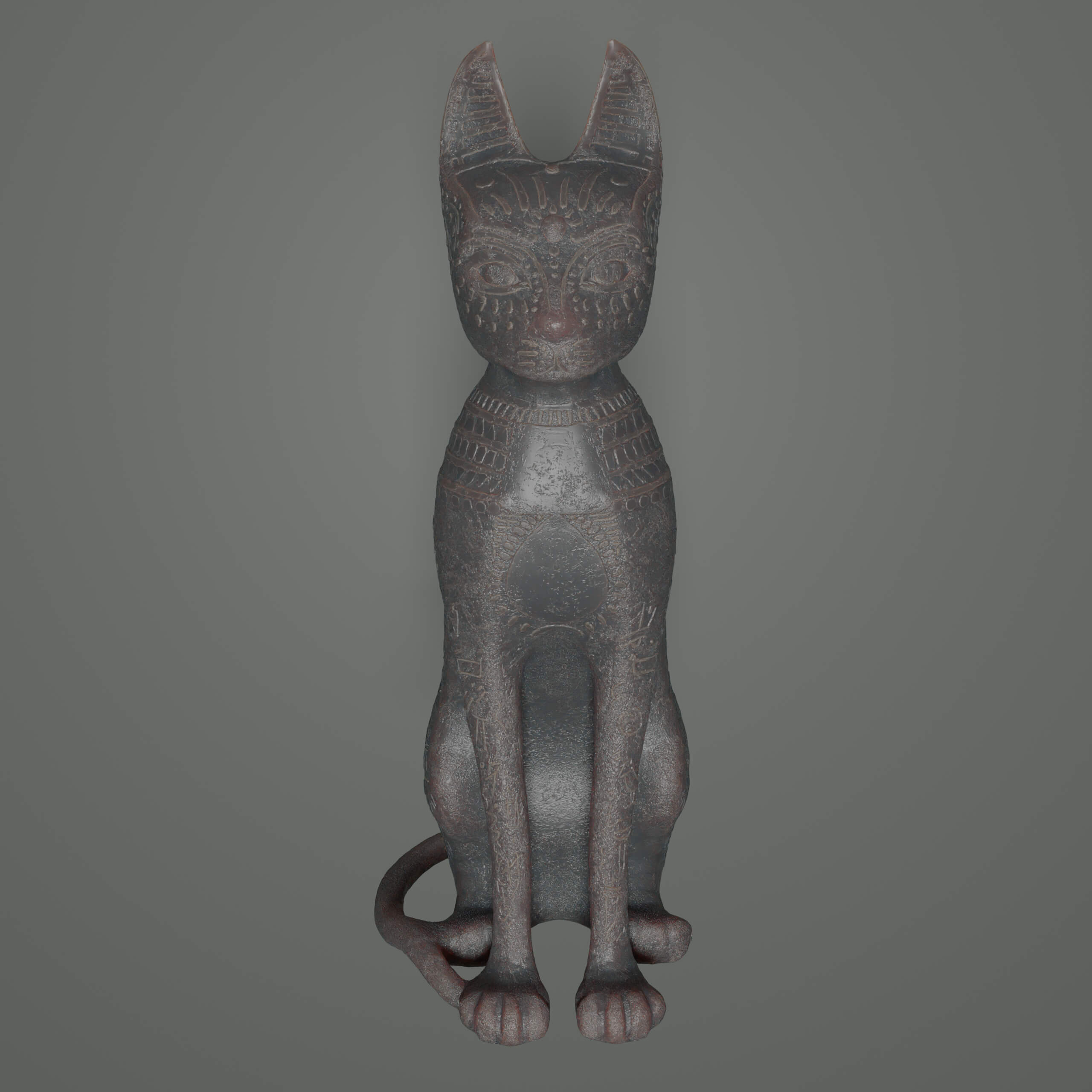 Egyptian Cat - 3D Print Model by Moogar