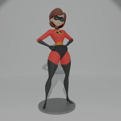 Elastigirl - Helen Parr 3D Model by Moogar