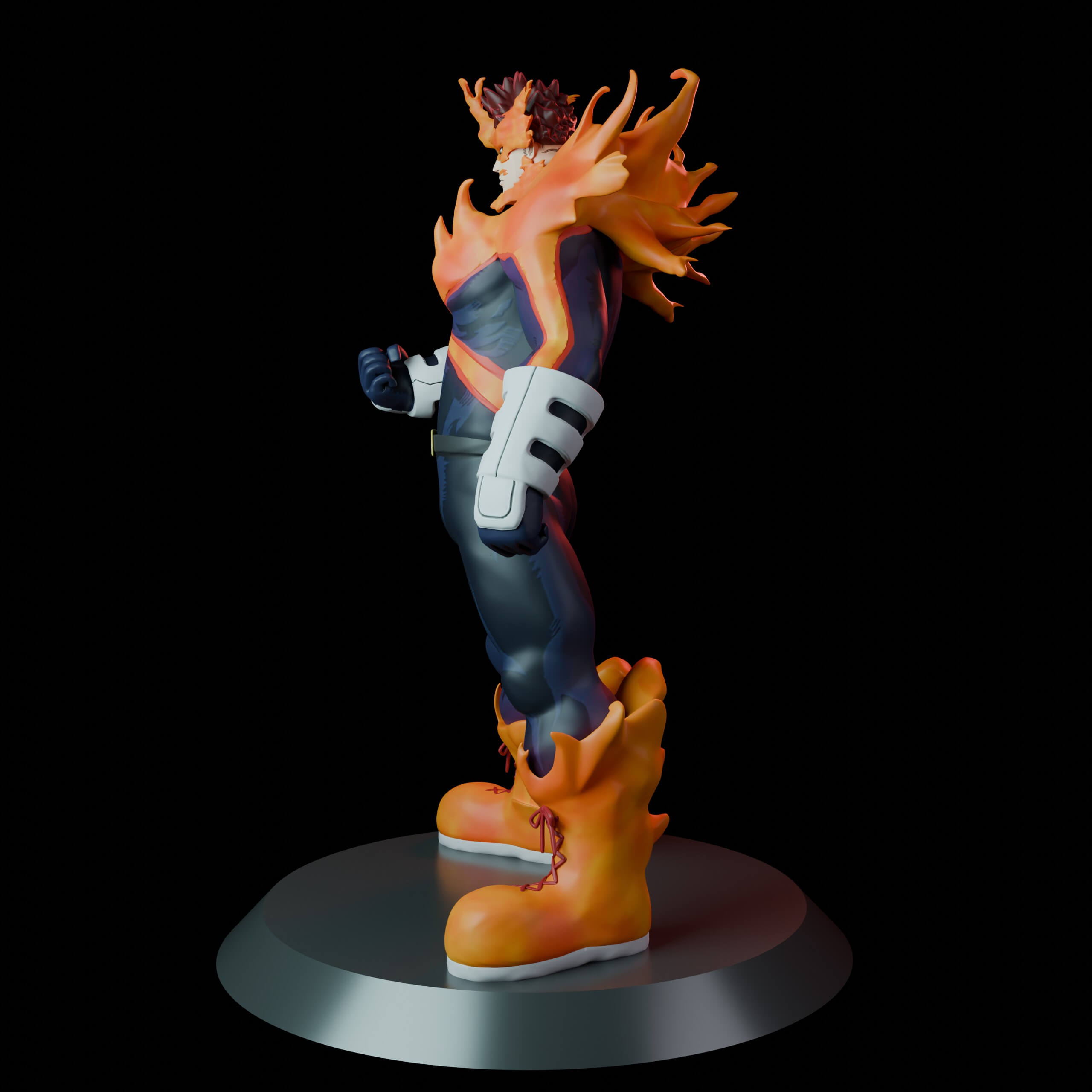 Enji Todoroki - 3D Model by Moogar