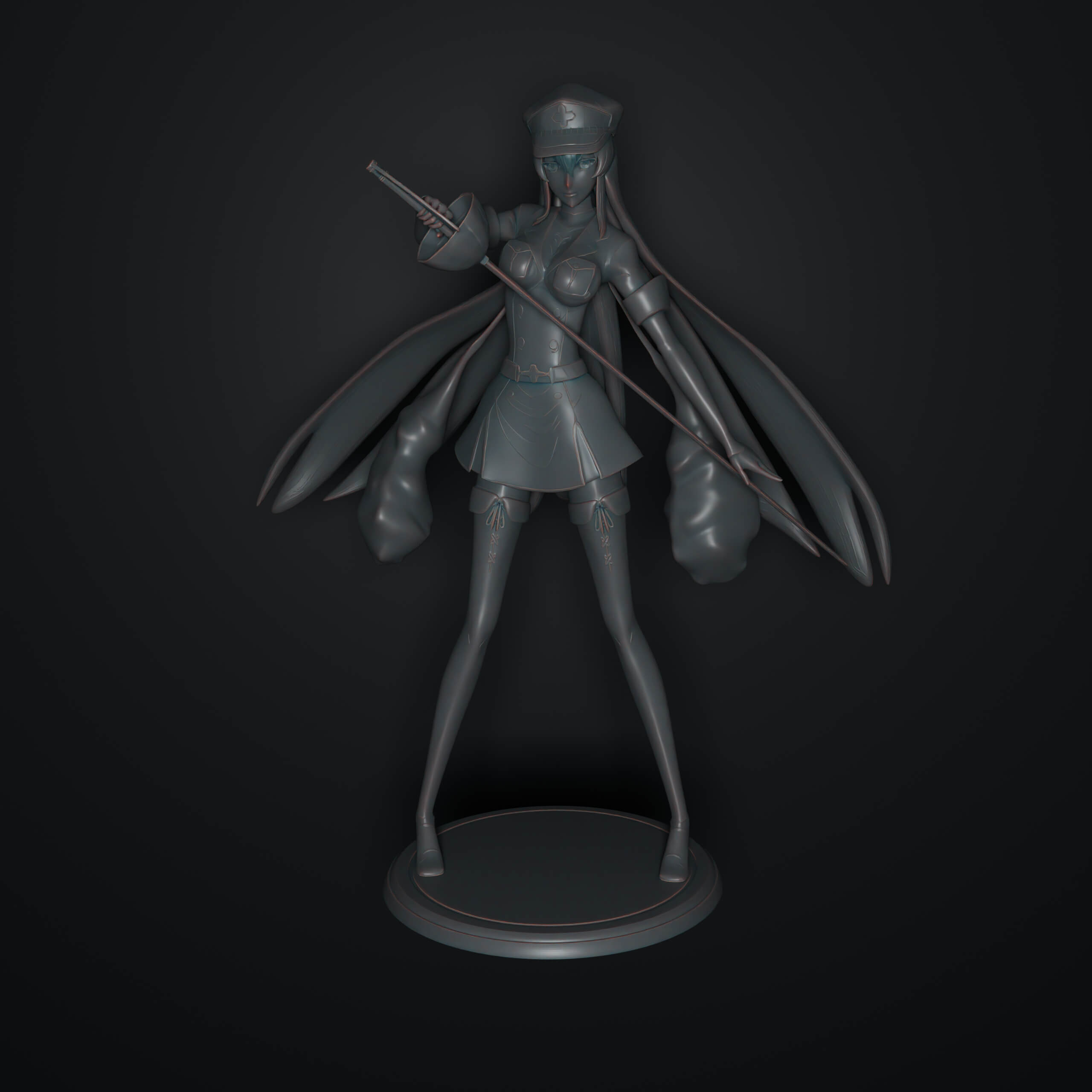 Esdeath Akame GA Kill - 3D Model by Moogar