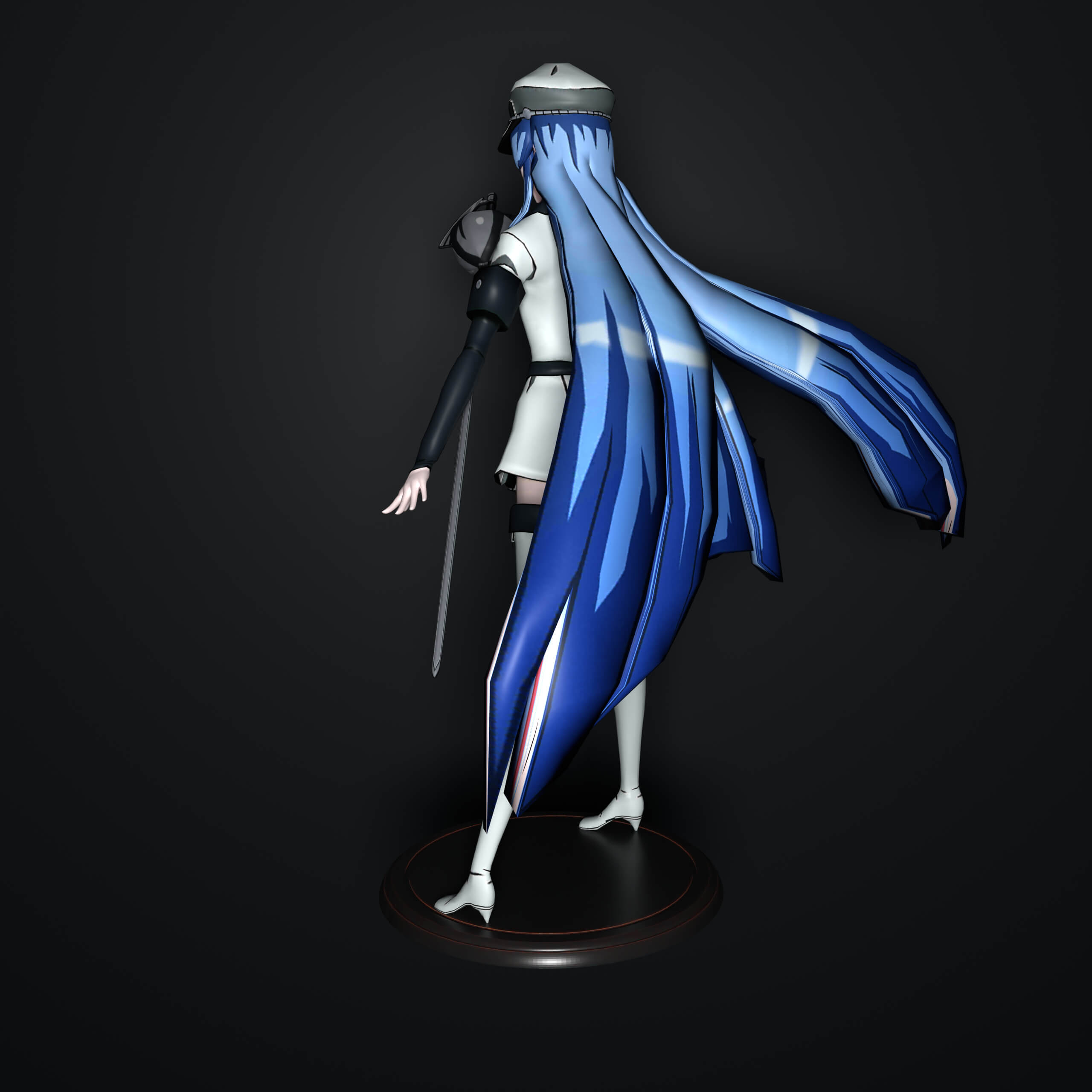 Esdeath Akame GA Kill - 3D Print Model by Moogar