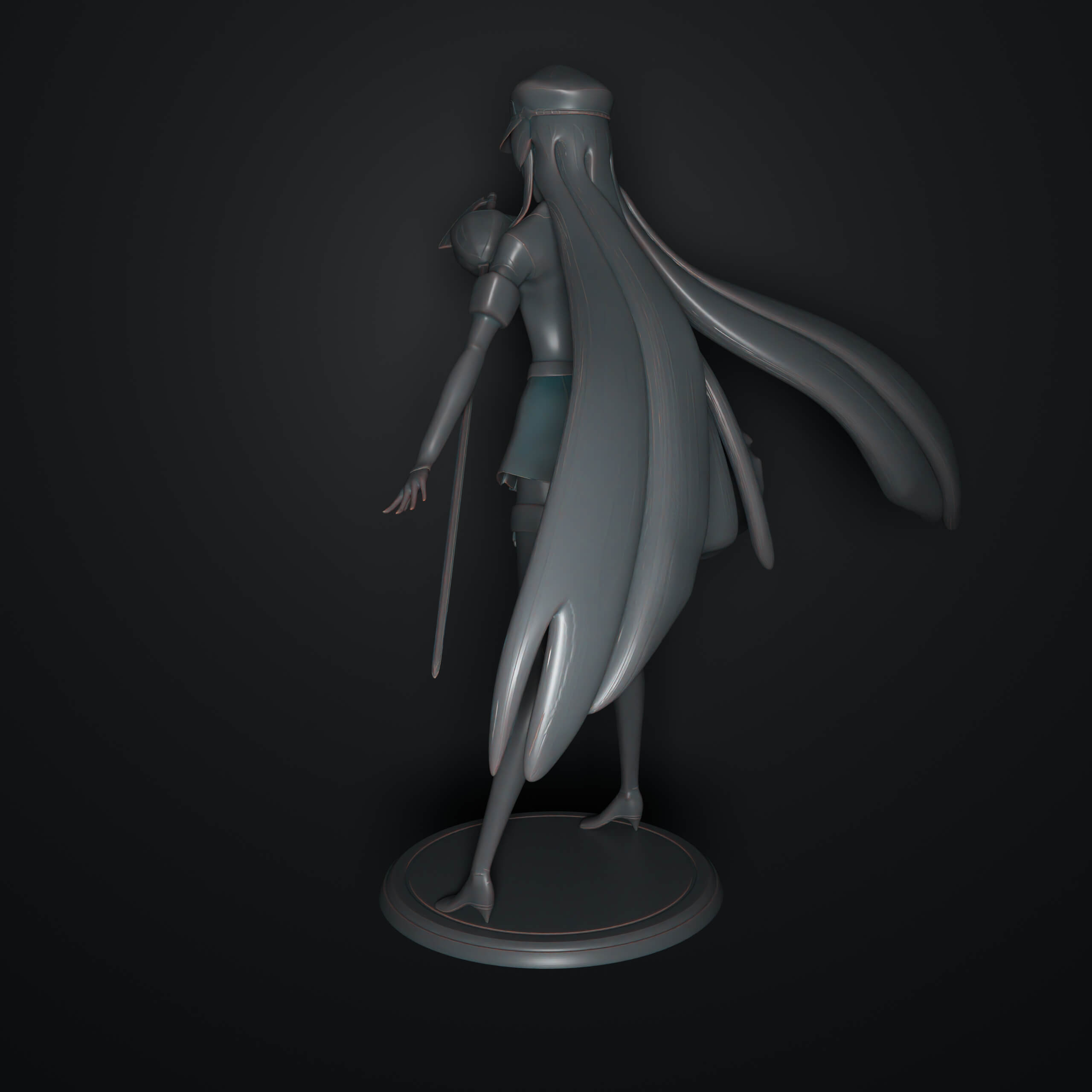 Esdeath Akame GA Kill - 3D Model by Moogar