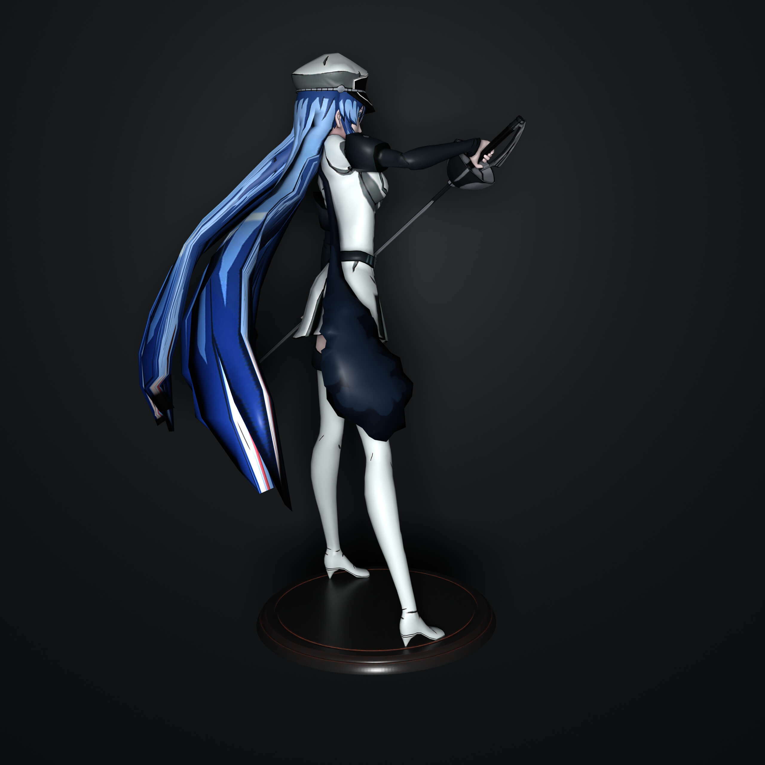 Esdeath Akame GA Kill - 3D Print Model by Moogar