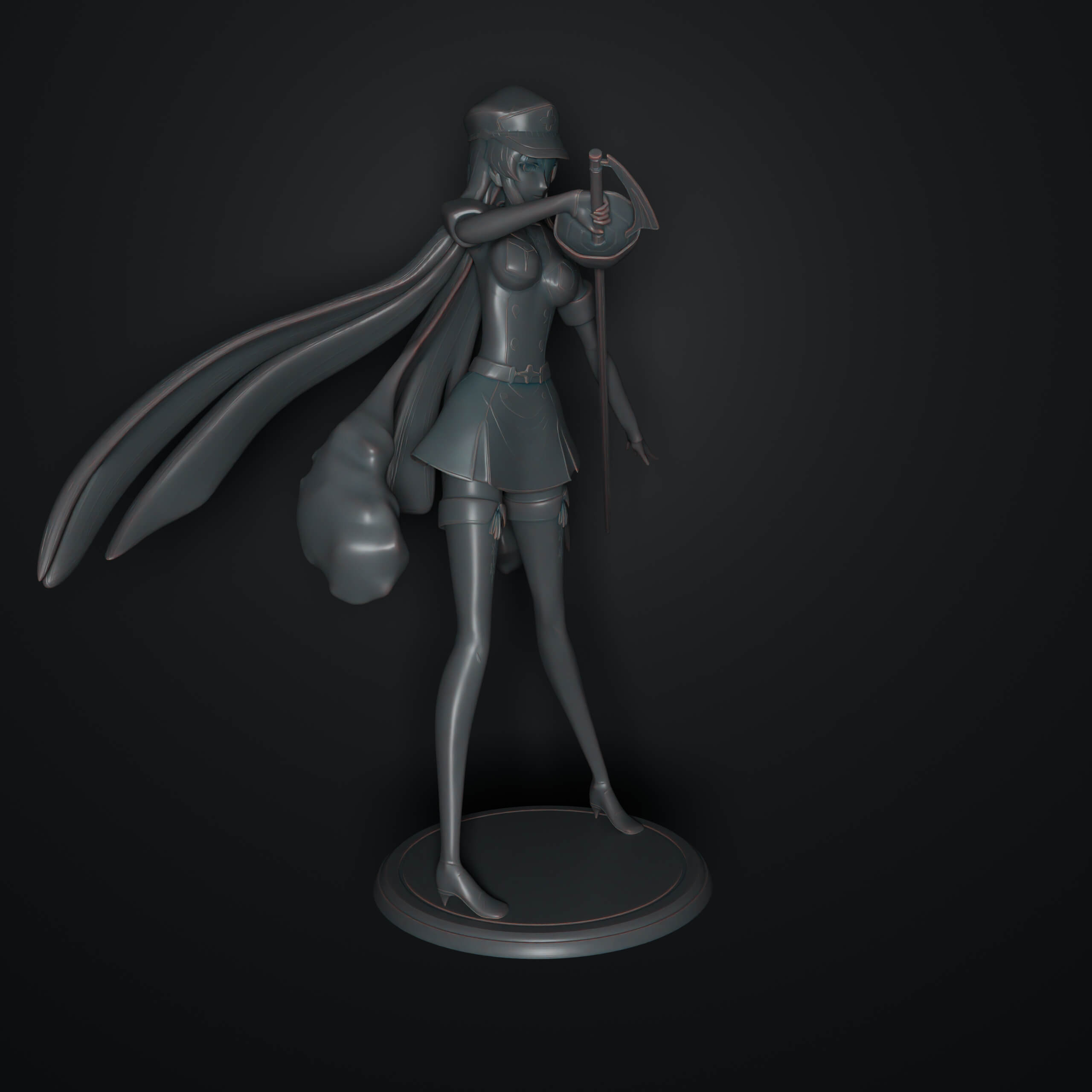 Esdeath Akame GA Kill - 3D Model by Moogar