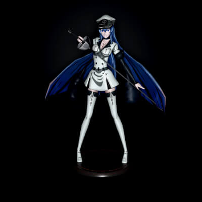 Esdeath Akame GA Kill - 3D Model by Moogar