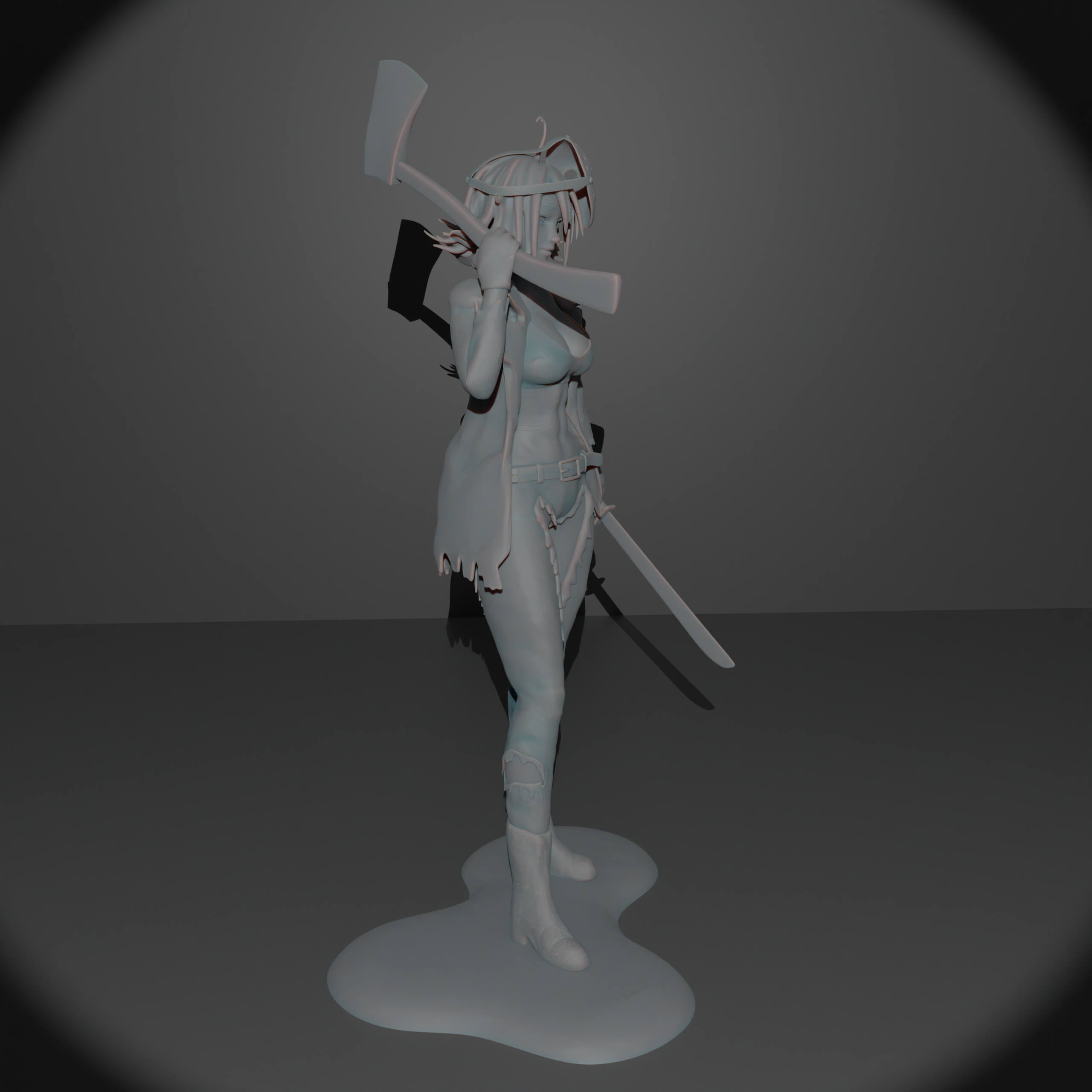 Female Jason Voorhees - 3D Model by Moogar