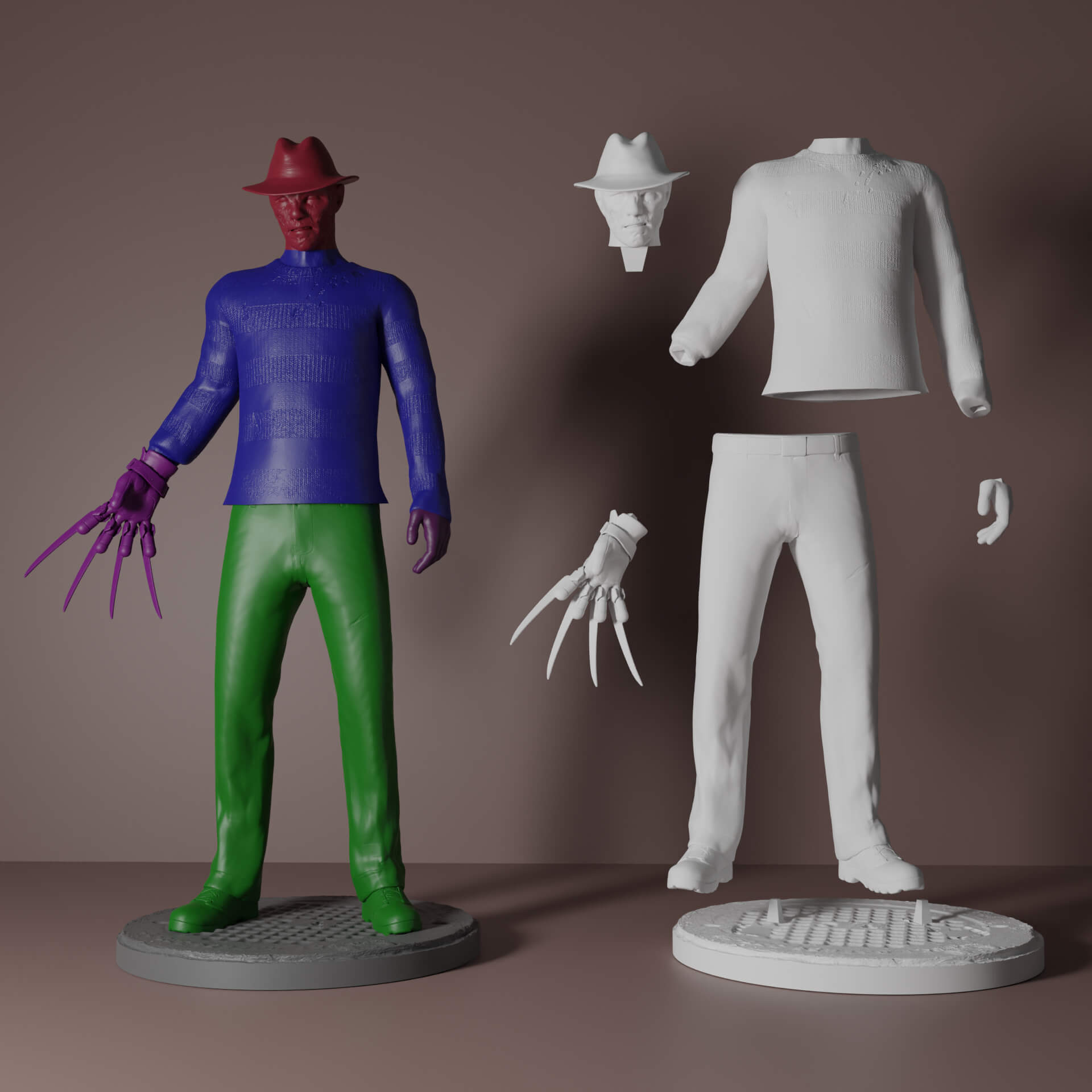 Freddy Krueger - 3D Model by Moogar