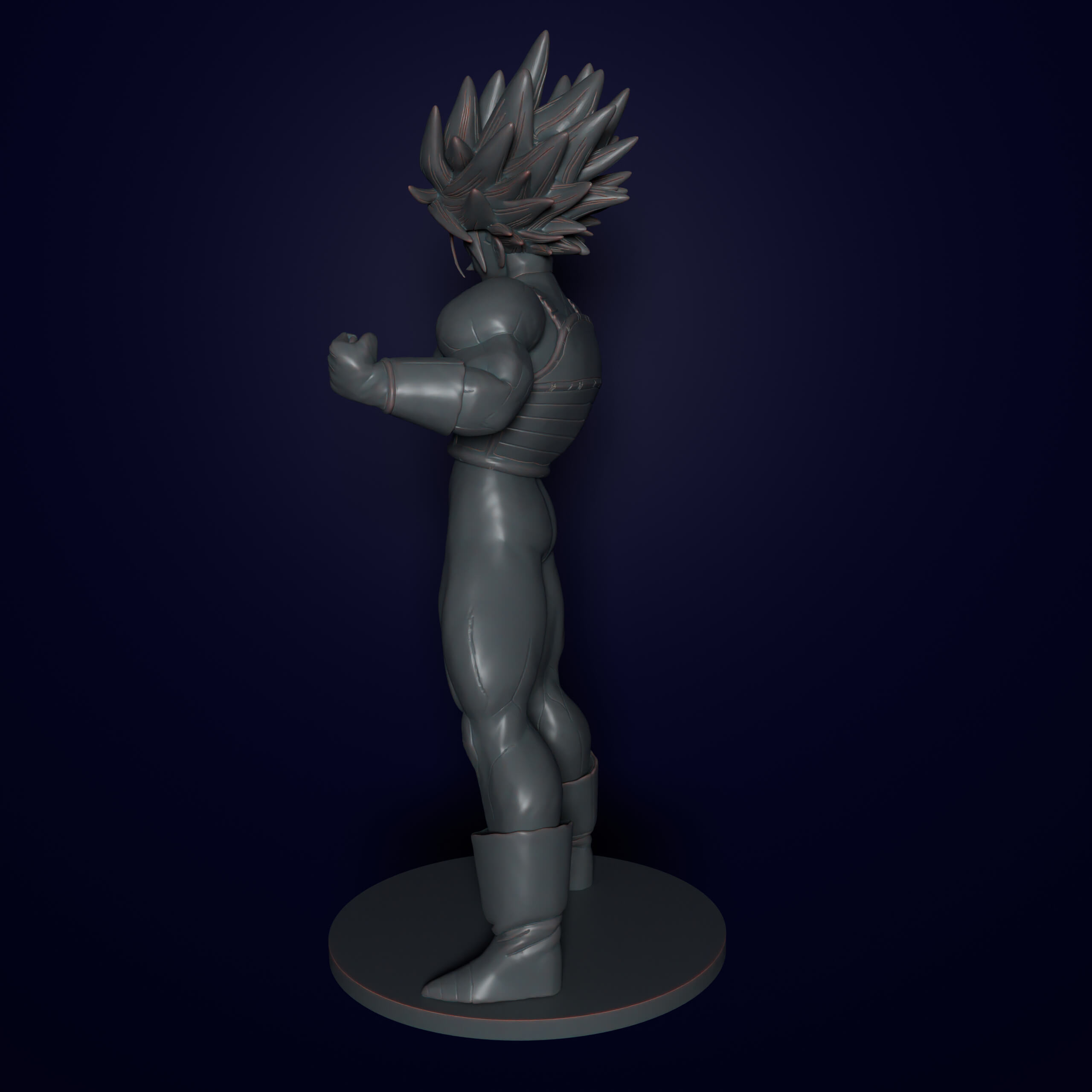 Future Trunks Ultra Super Saiyan - 3D Model by Moogar
