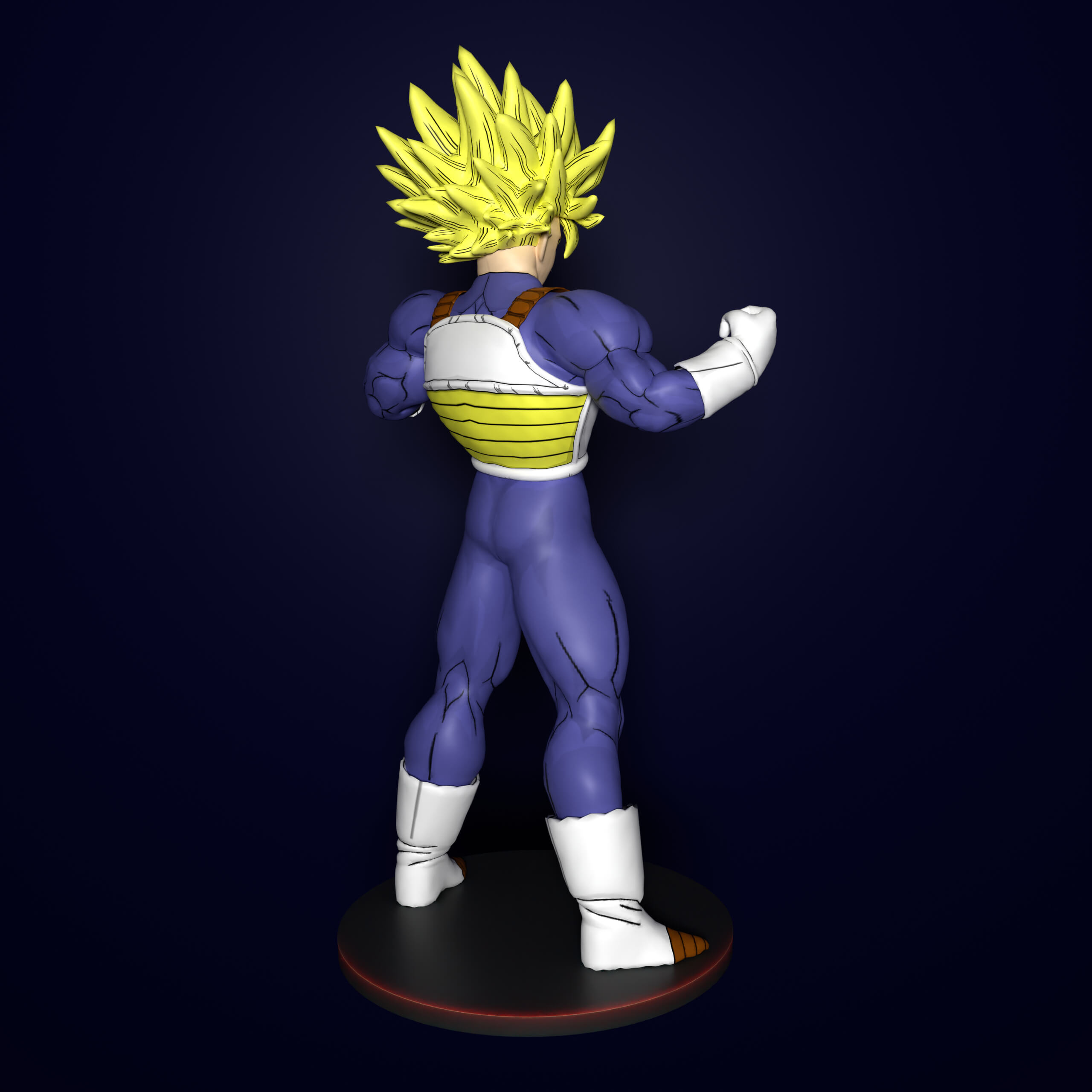 Future Trunks Ultra Super Saiyan - 3D Model by Moogar