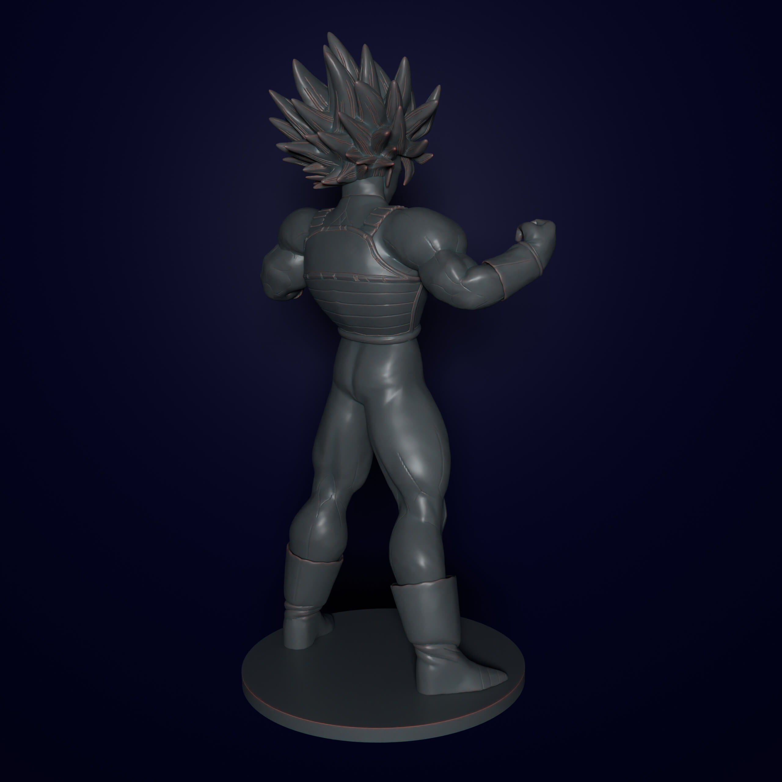 Future Trunks Ultra Super Saiyan - 3D Model by Moogar