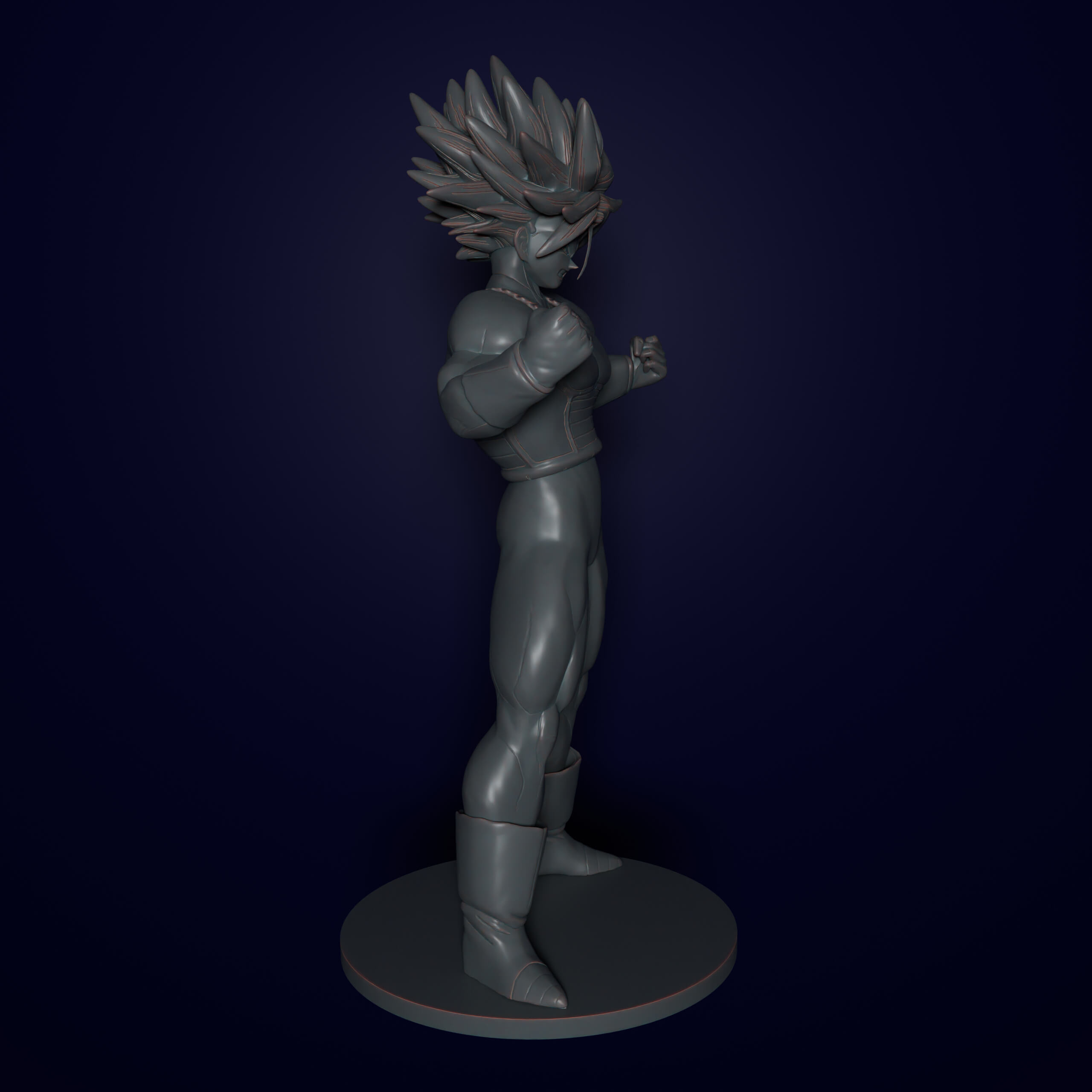 Future Trunks Ultra Super Saiyan - 3D Model by Moogar