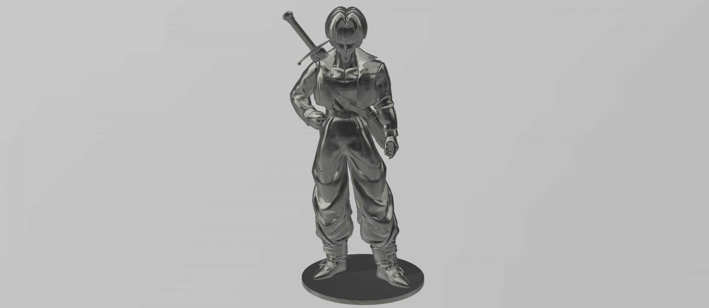 Future Trunks - 3D Model by Moogar