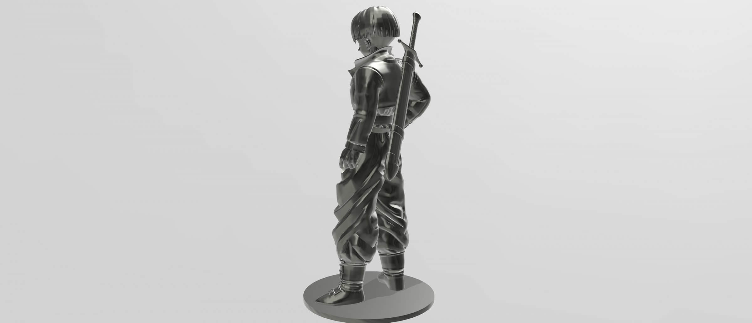 Future Trunks - 3D Model by Moogar