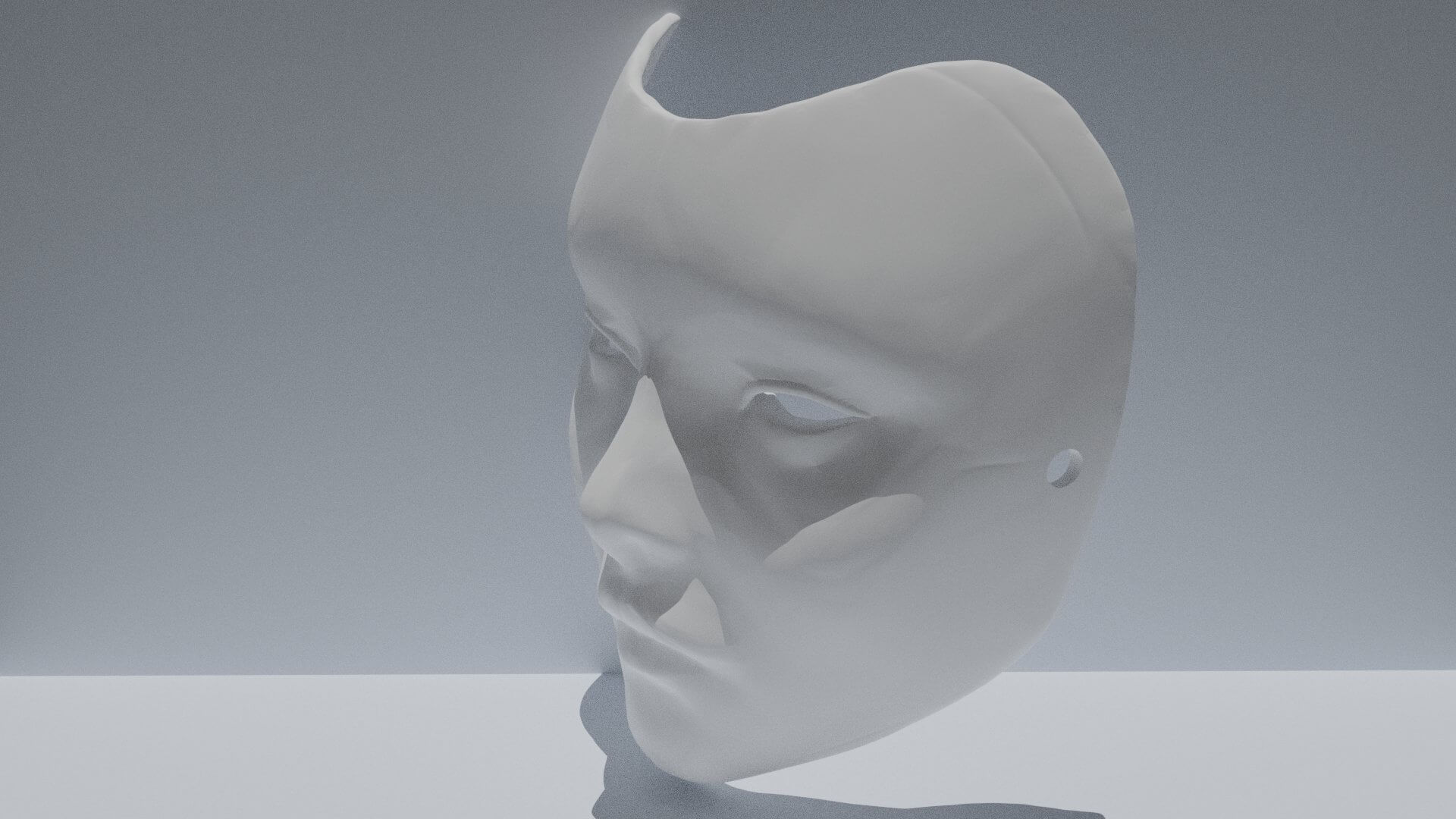 Geisha Mask - 3D Model by Moogar