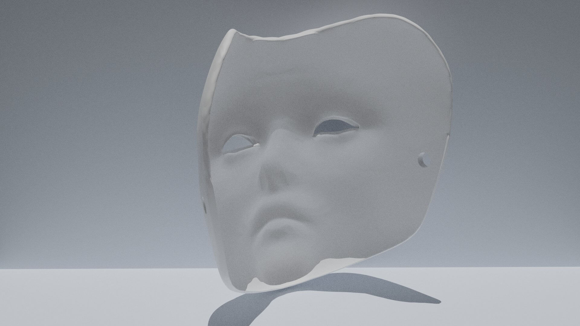 Geisha Mask - 3D Model by Moogar