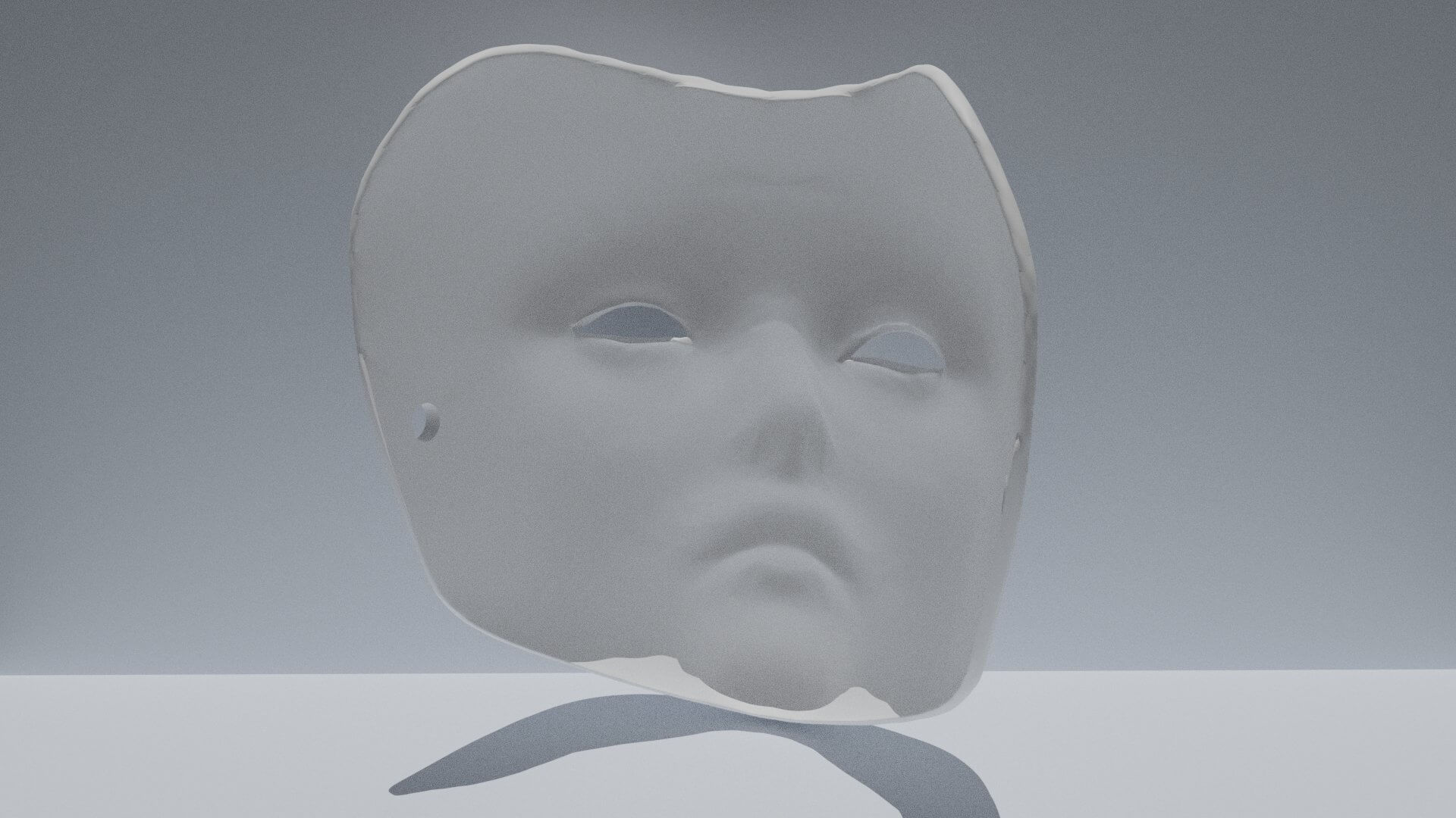 Geisha Mask - 3D Model by Moogar