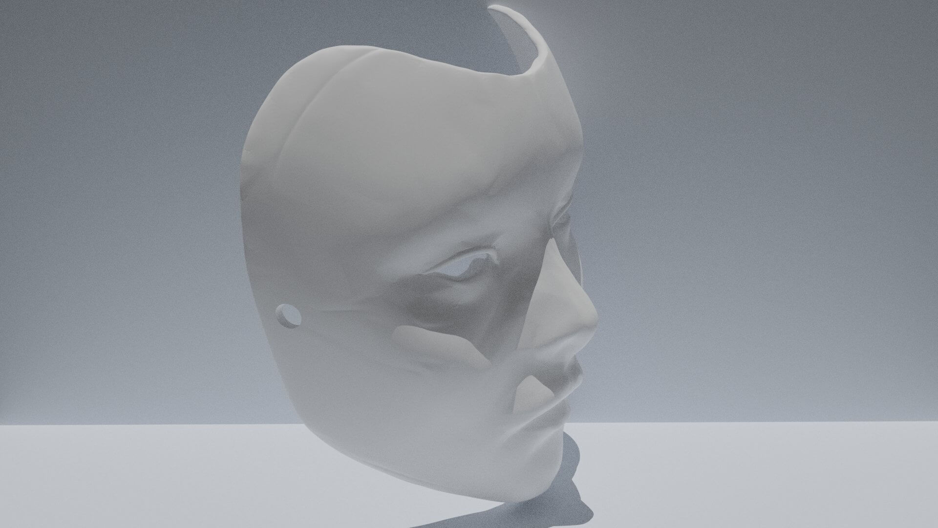 Geisha Mask - 3D Model by Moogar