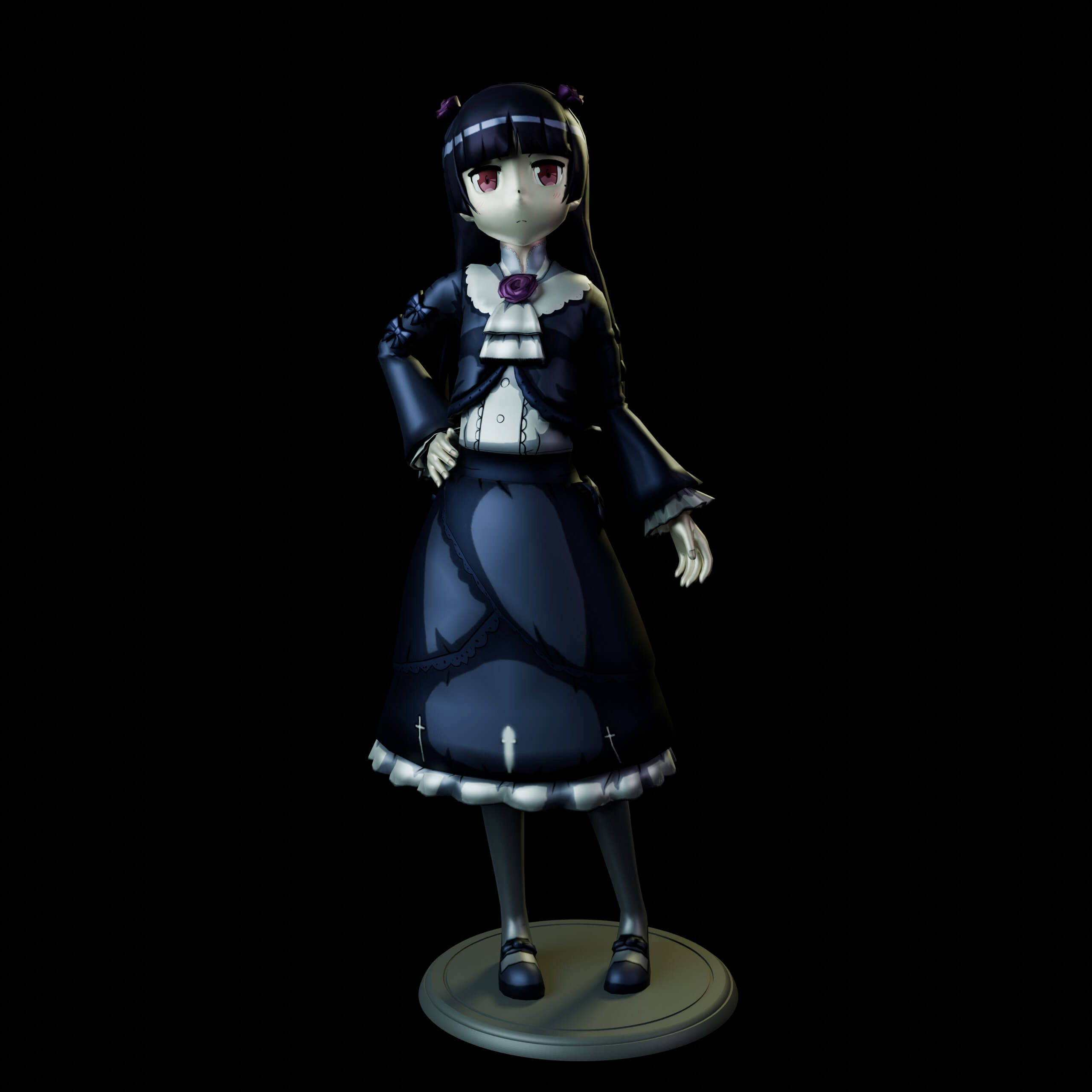 Gokou Ruri Anime - 3D Model by Moogar
