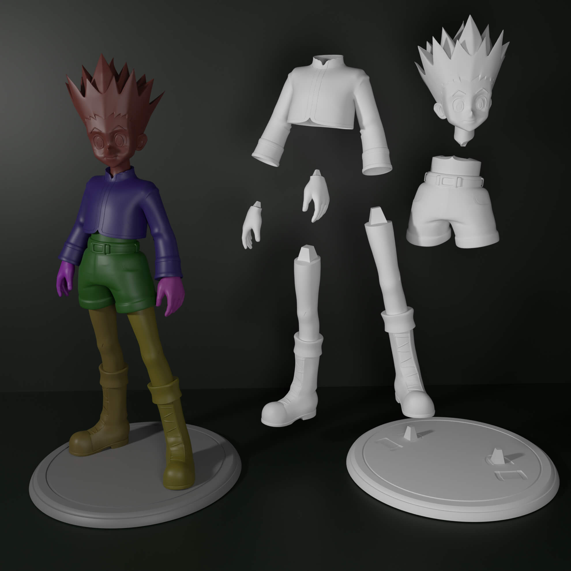 Gon Freecss HxH - 3D Print Model by Moogar