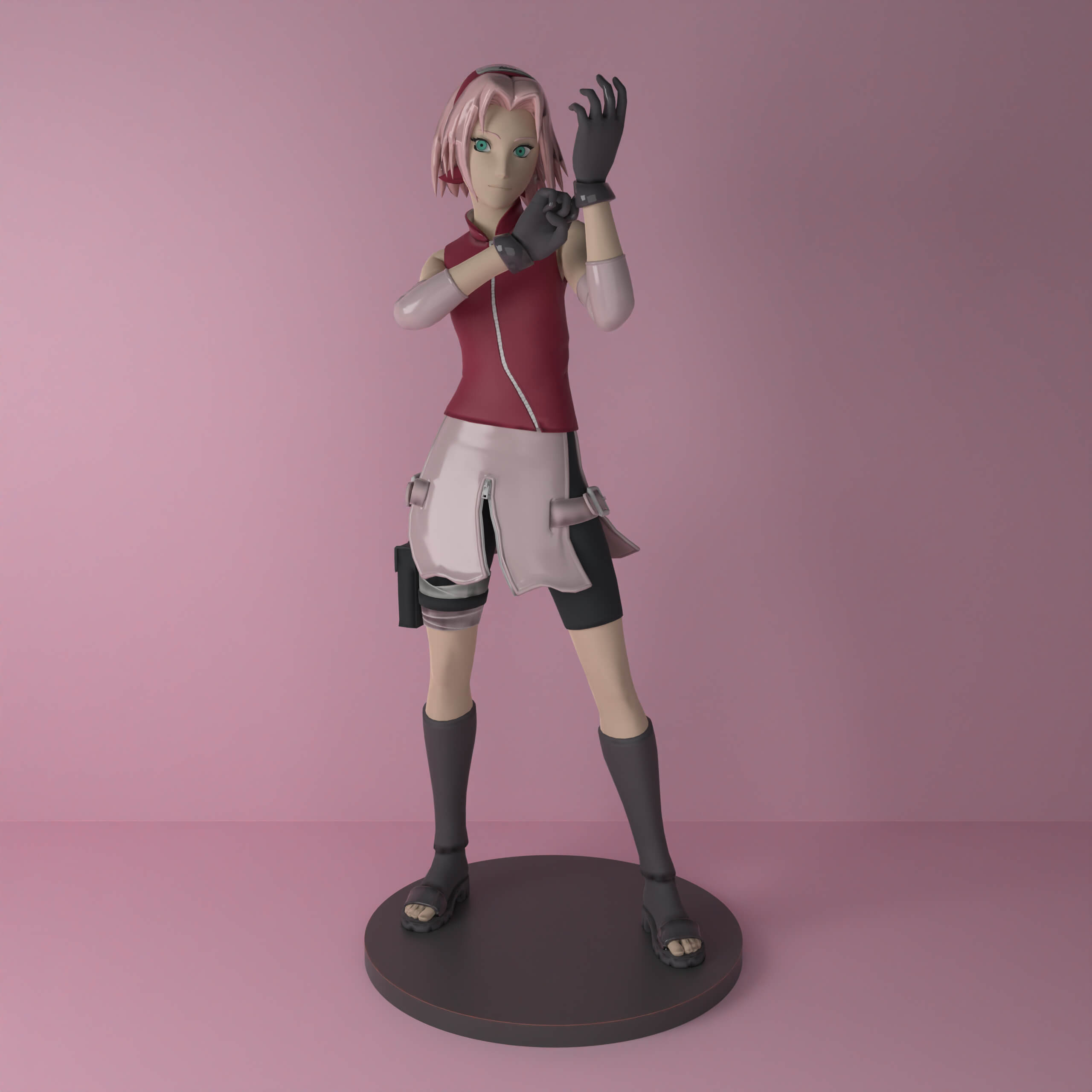 Haruno Sakura - 3D Model by Moogar