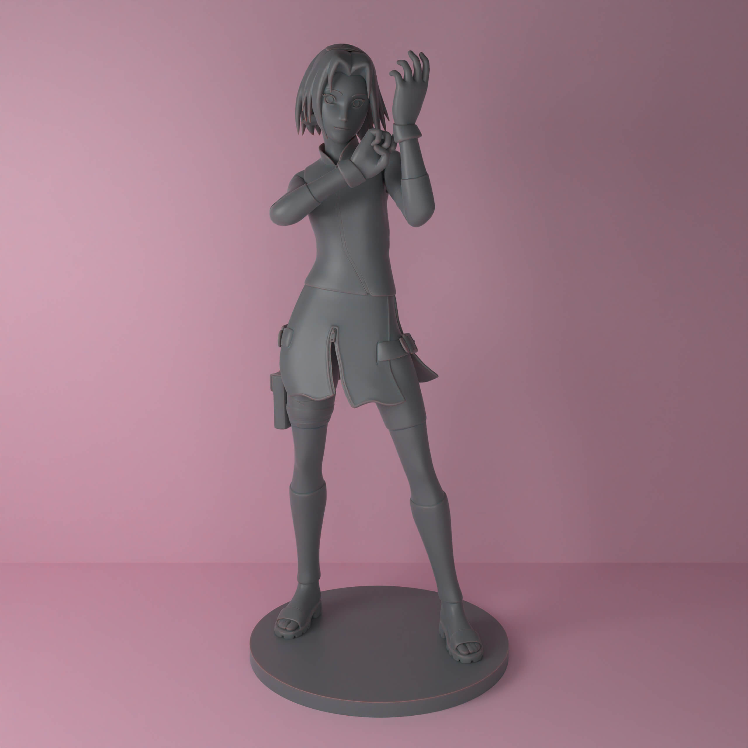 Haruno Sakura - 3D Model by Moogar