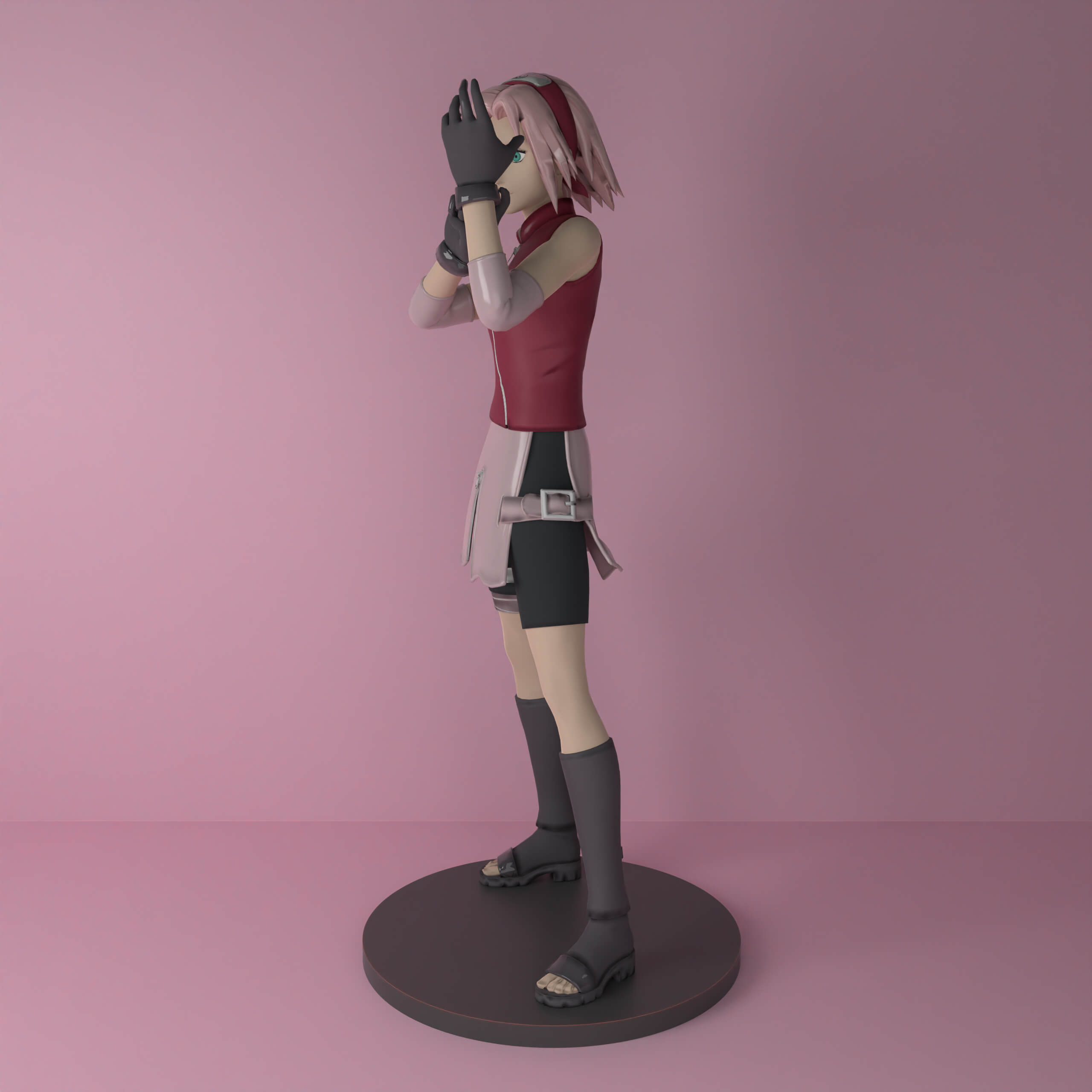Haruno Sakura - 3D Model by Moogar