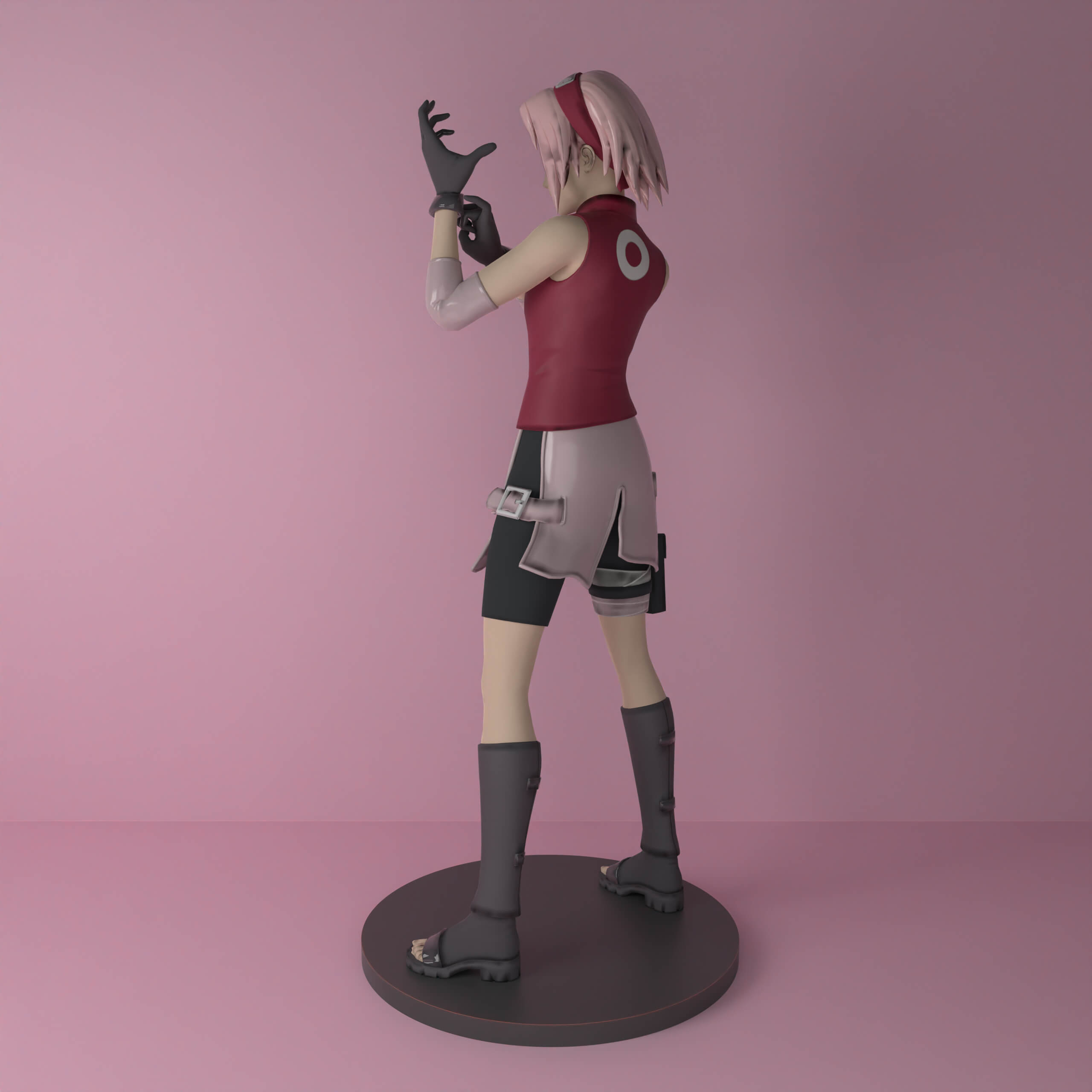 Haruno Sakura - 3D Model by Moogar