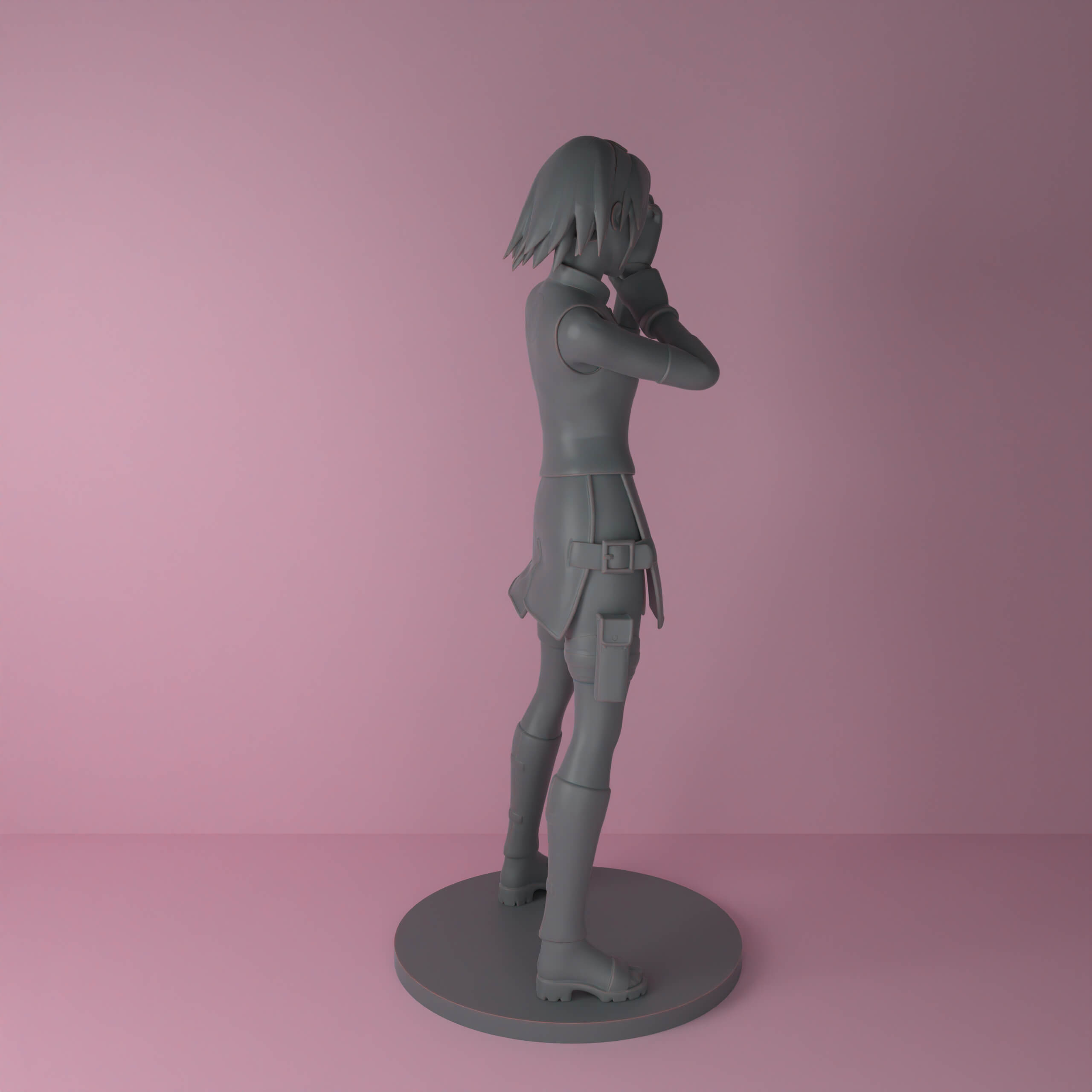 Haruno Sakura - 3D Model by Moogar