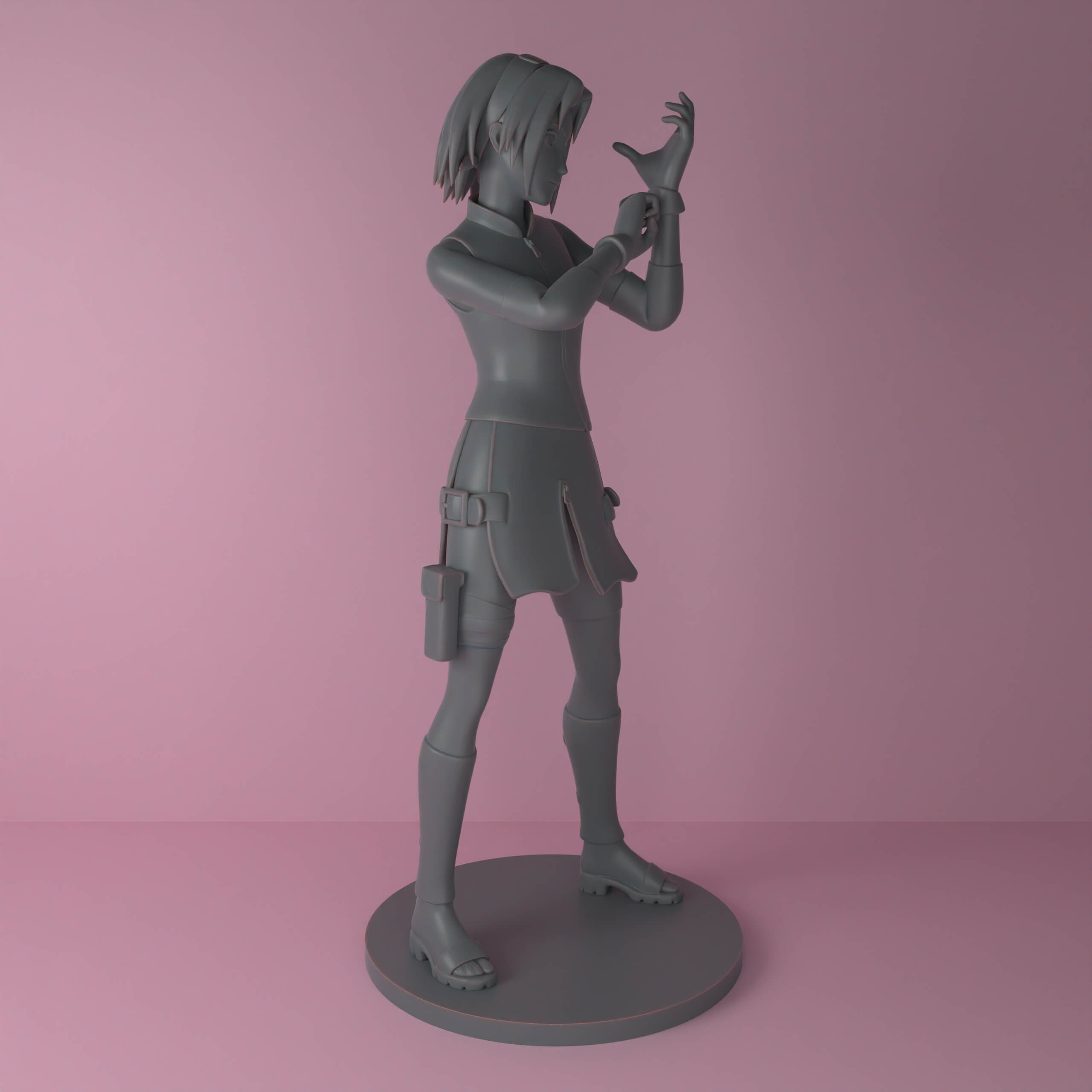 Haruno Sakura - 3D Model by Moogar