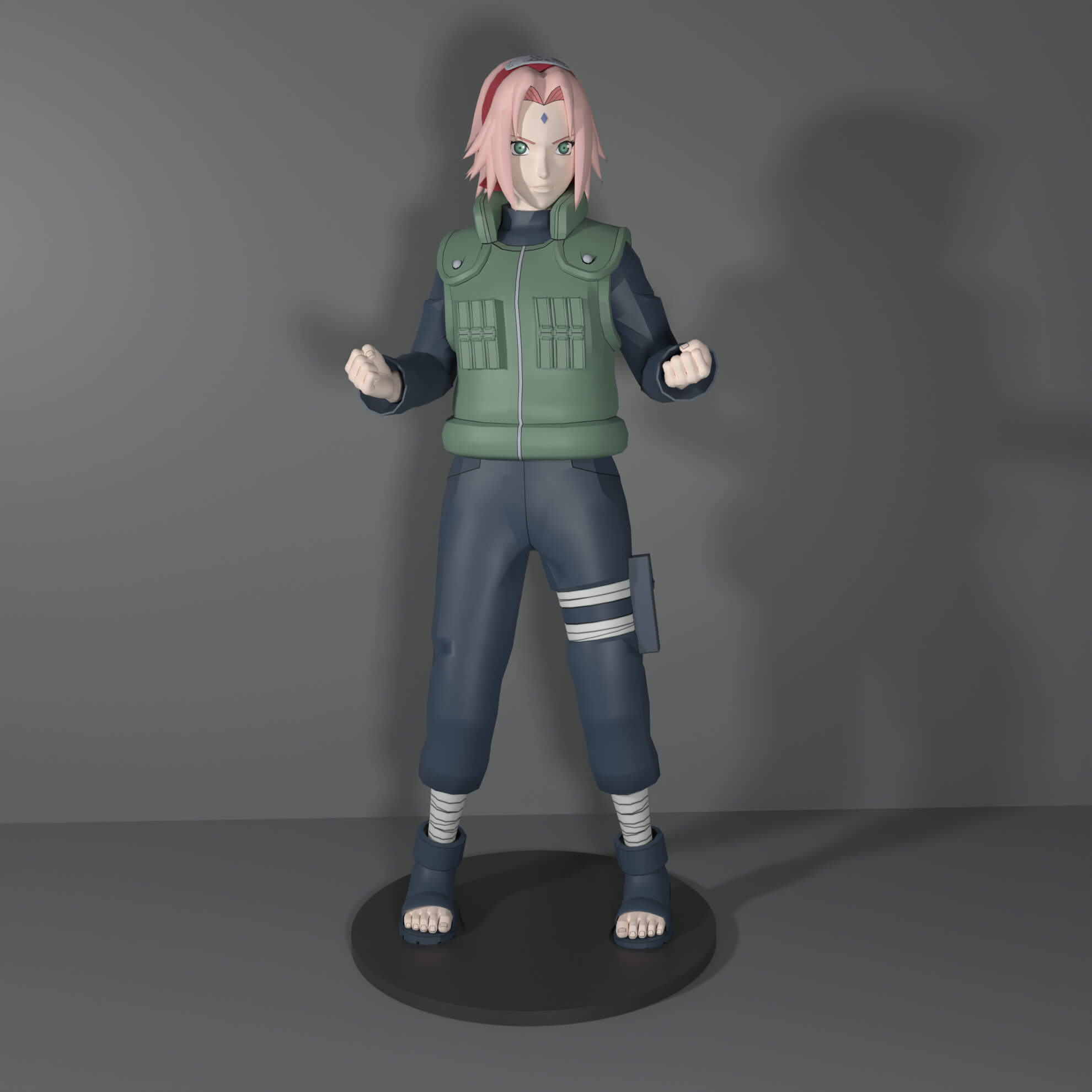 Haruno Sakura - 3D Print Model by Moogar