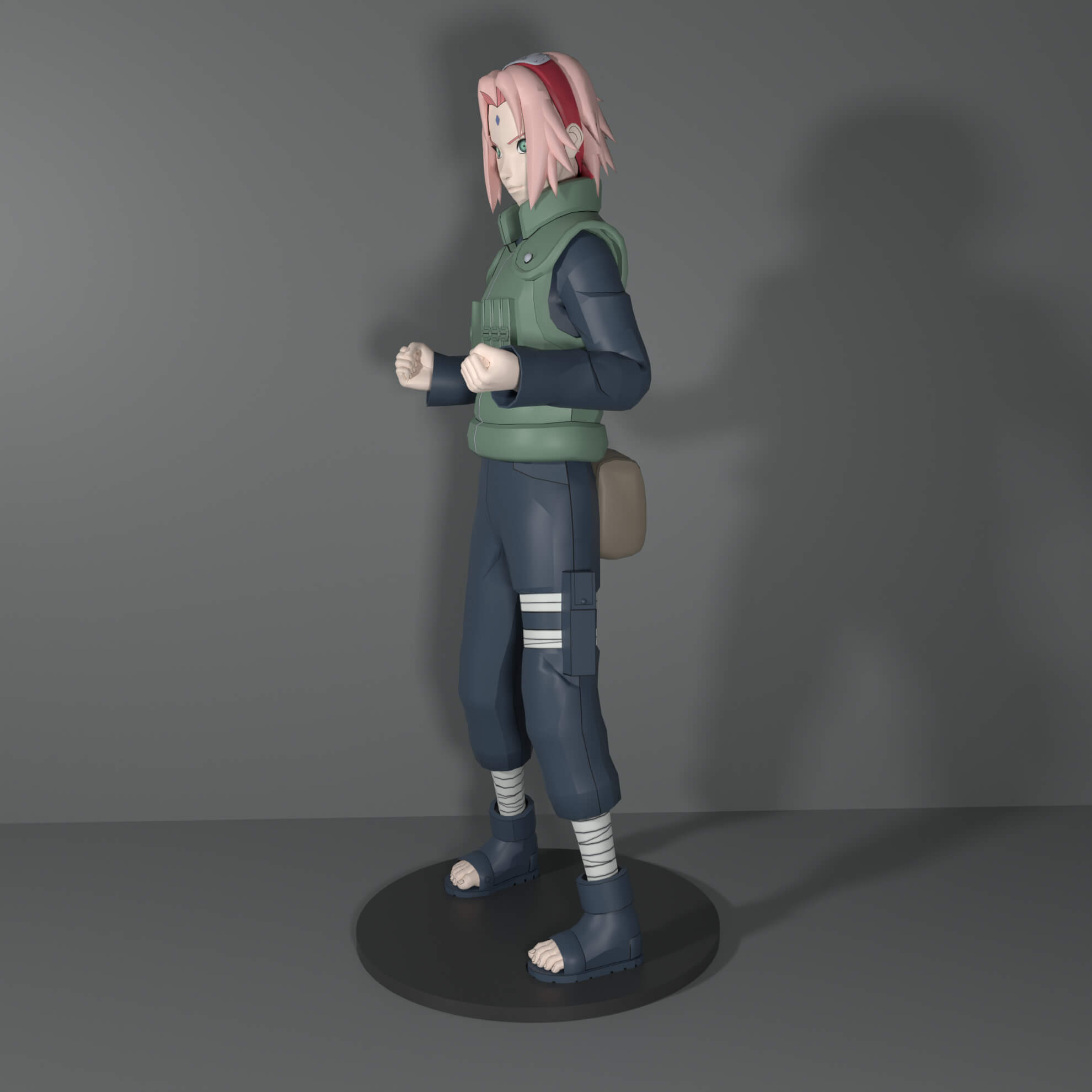 Haruno Sakura - 3D Print Model by Moogar