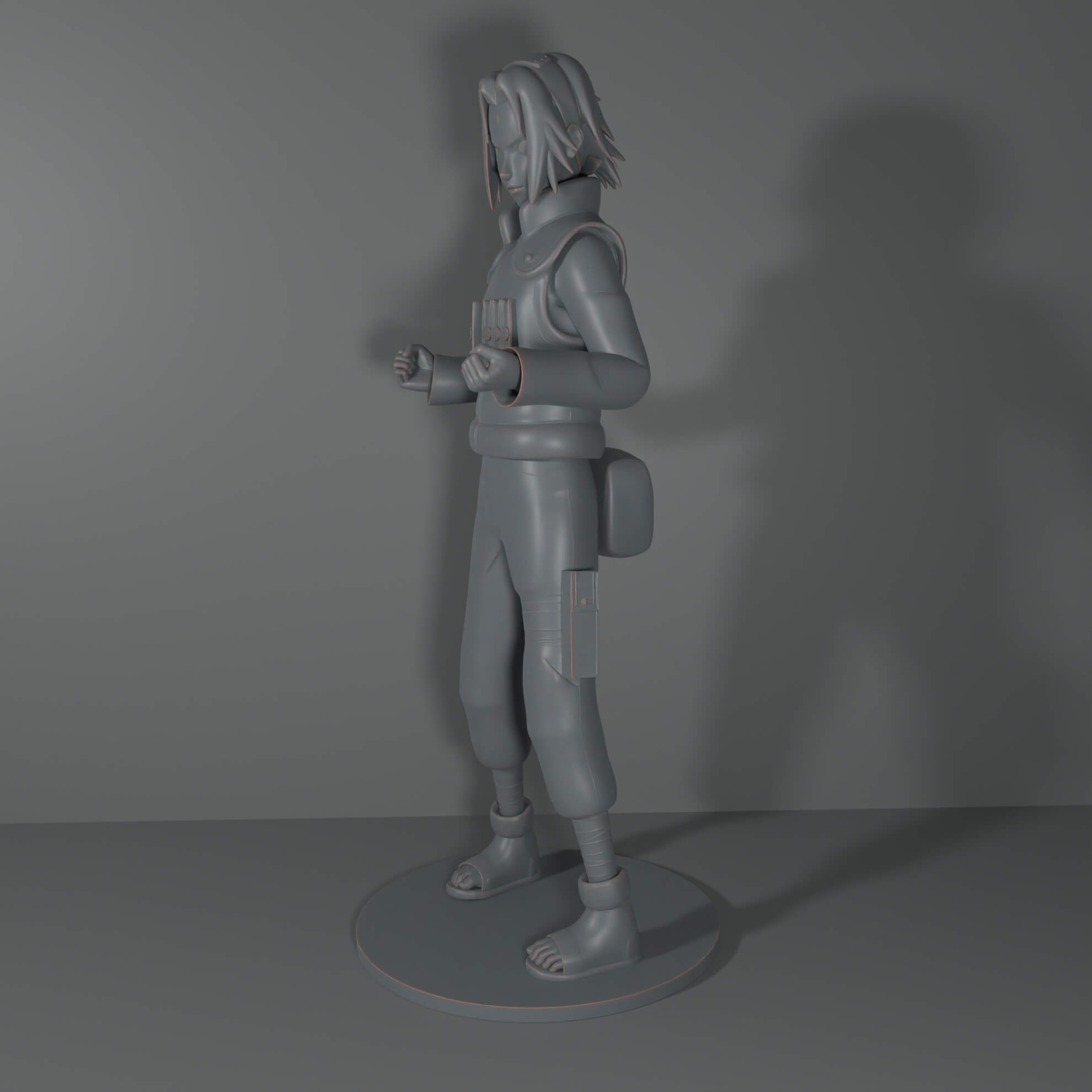 Haruno Sakura - 3D Model by Moogar