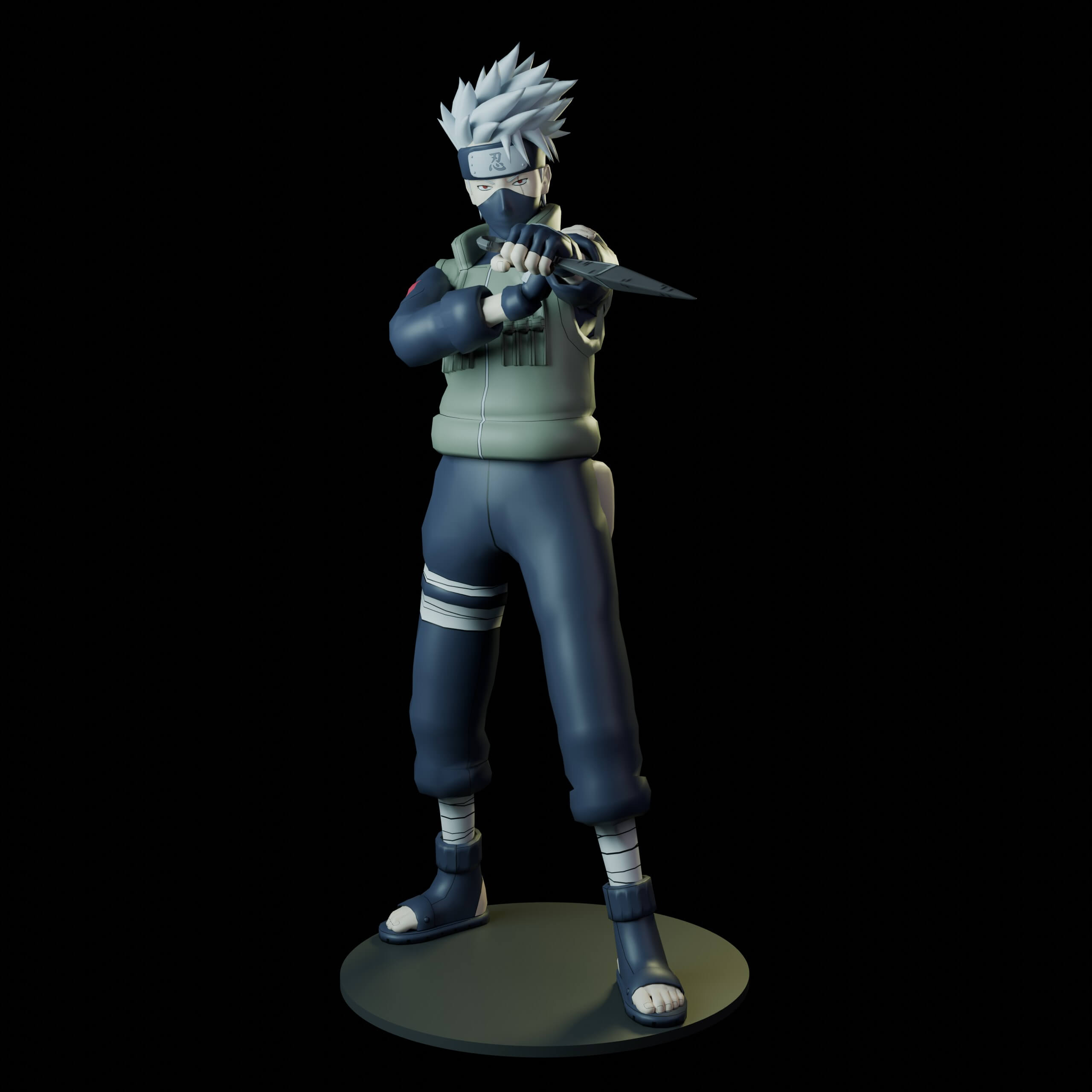 Hatake Kakashi - 3D Model by Moogar